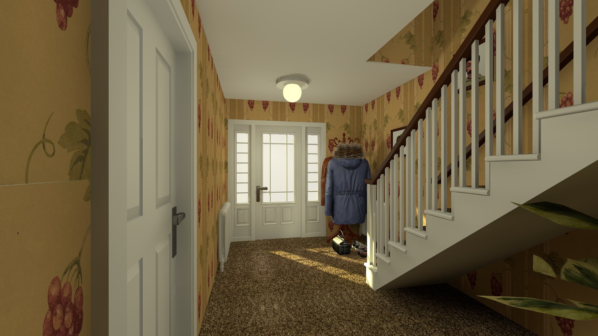 Cartoon Living Room Hall 3D - TurboSquid 1701941