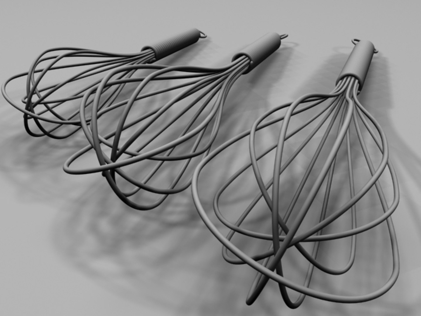 3d Model Realistic Whisk