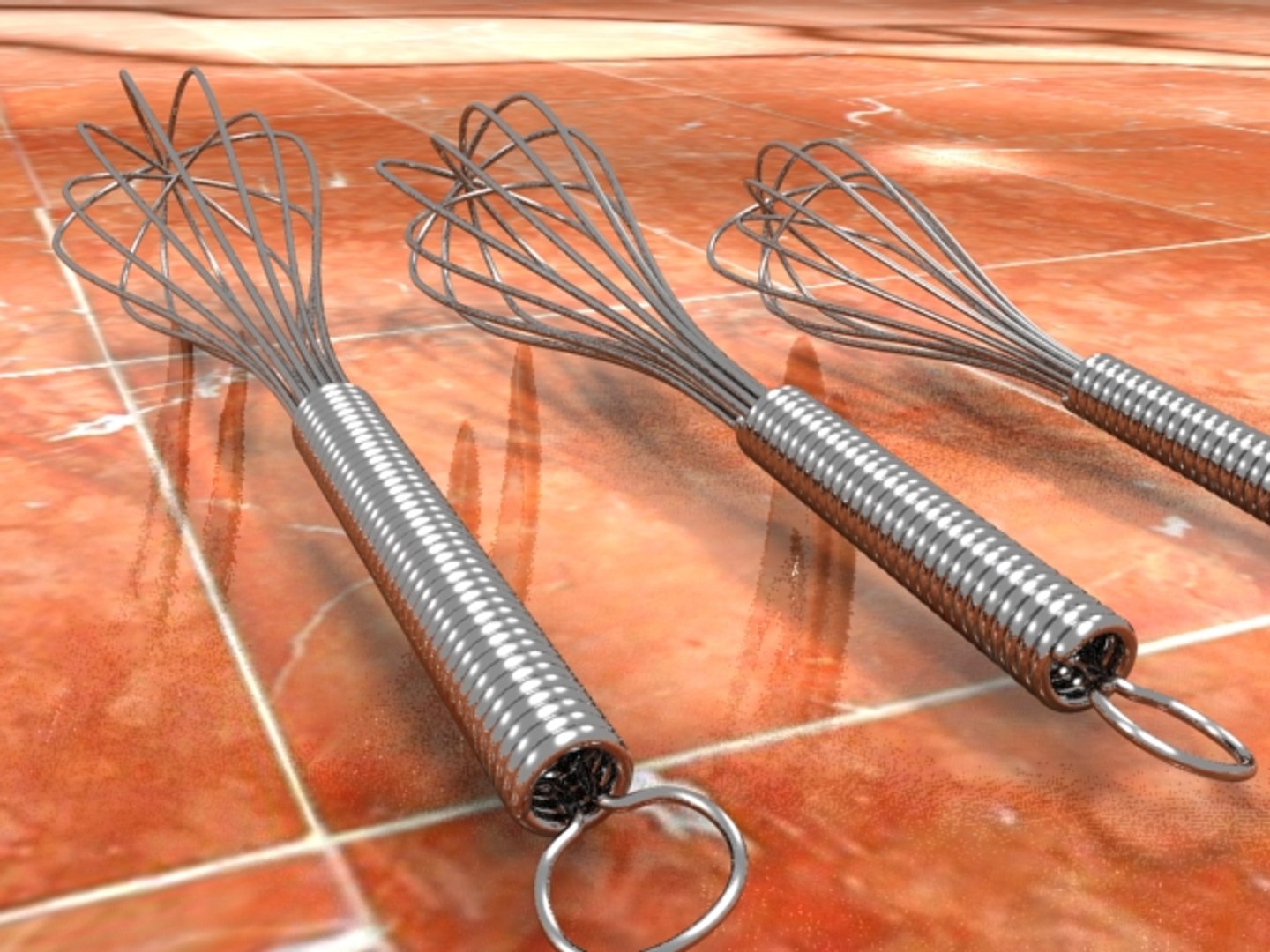 3d Model Realistic Whisk