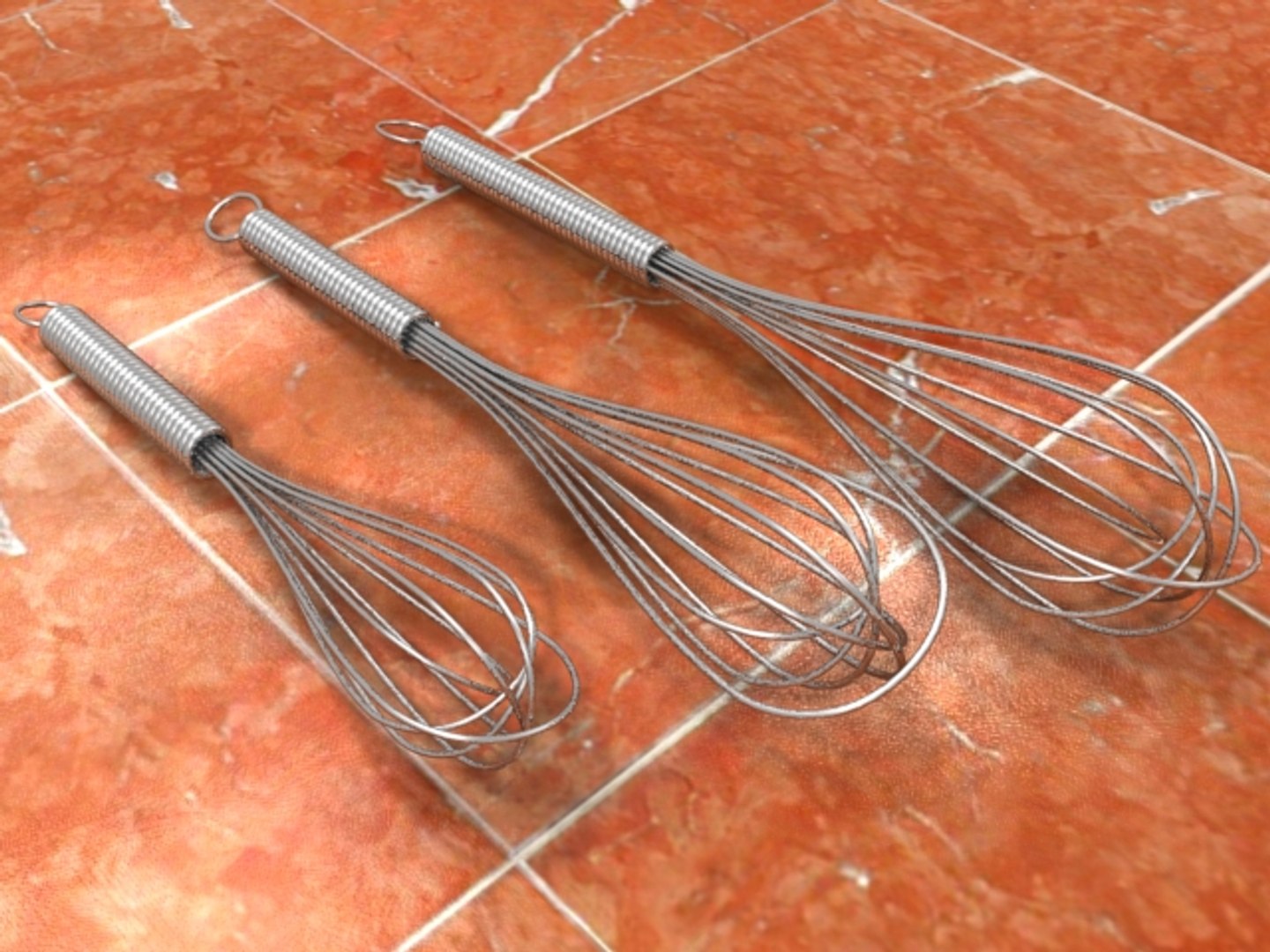 3d Model Realistic Whisk