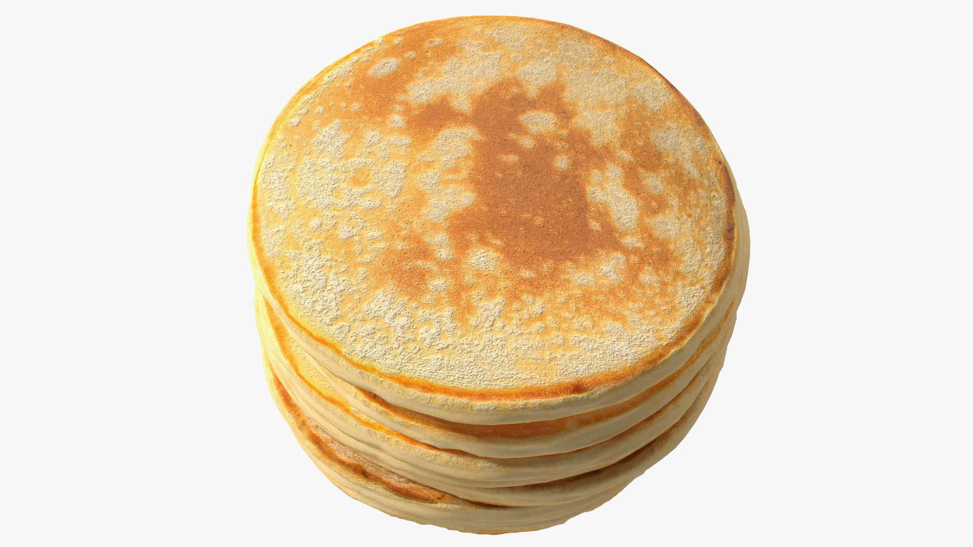 3D Model Eight Pancakes - TurboSquid 1943724