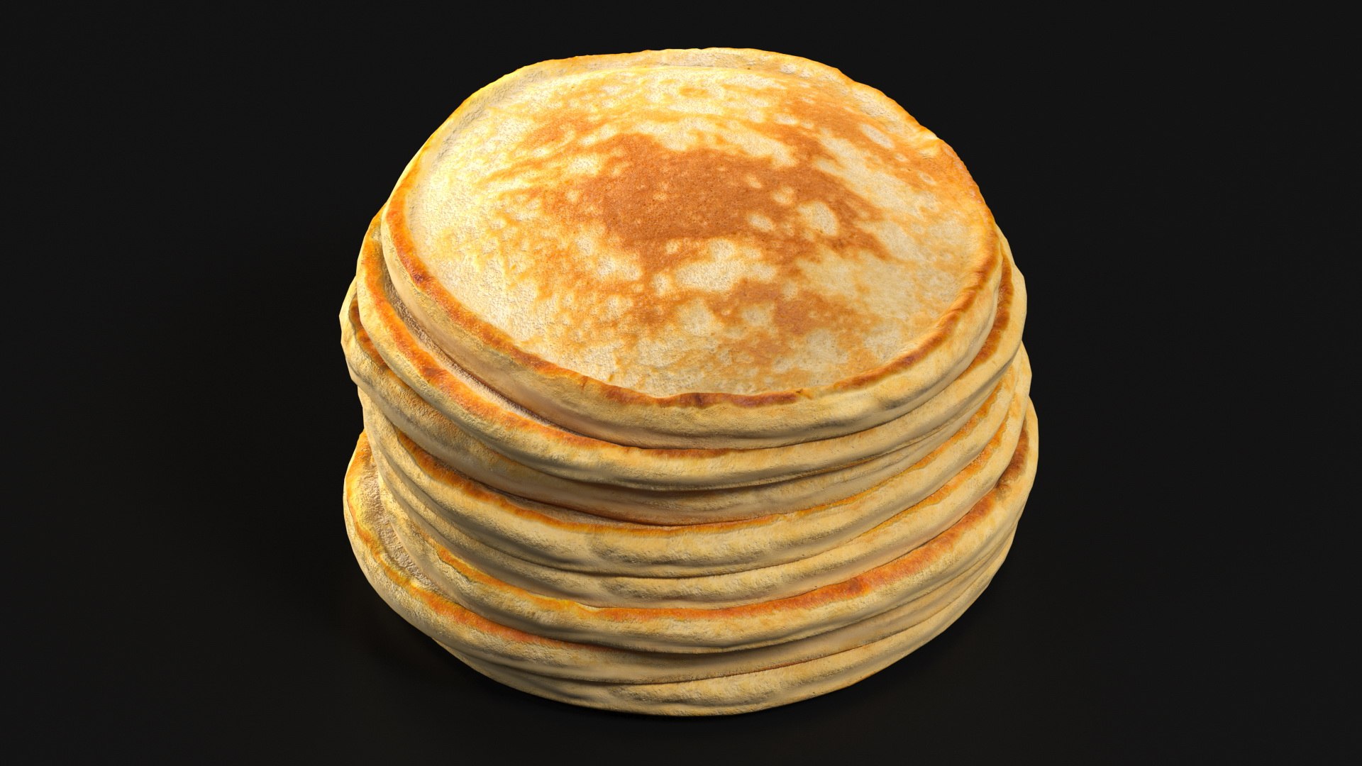 3D Model Eight Pancakes - TurboSquid 1943724