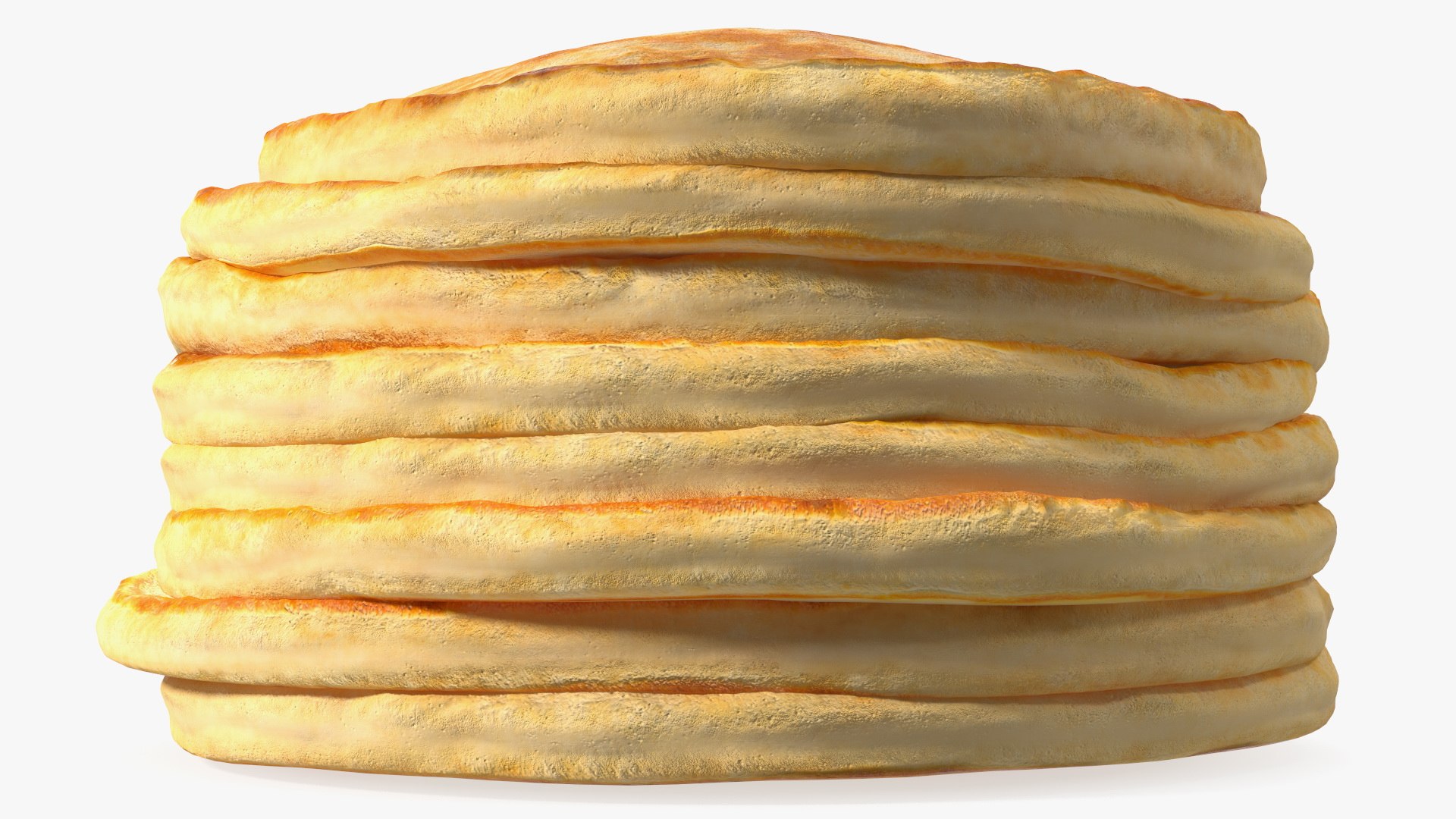 3D Model Eight Pancakes - TurboSquid 1943724