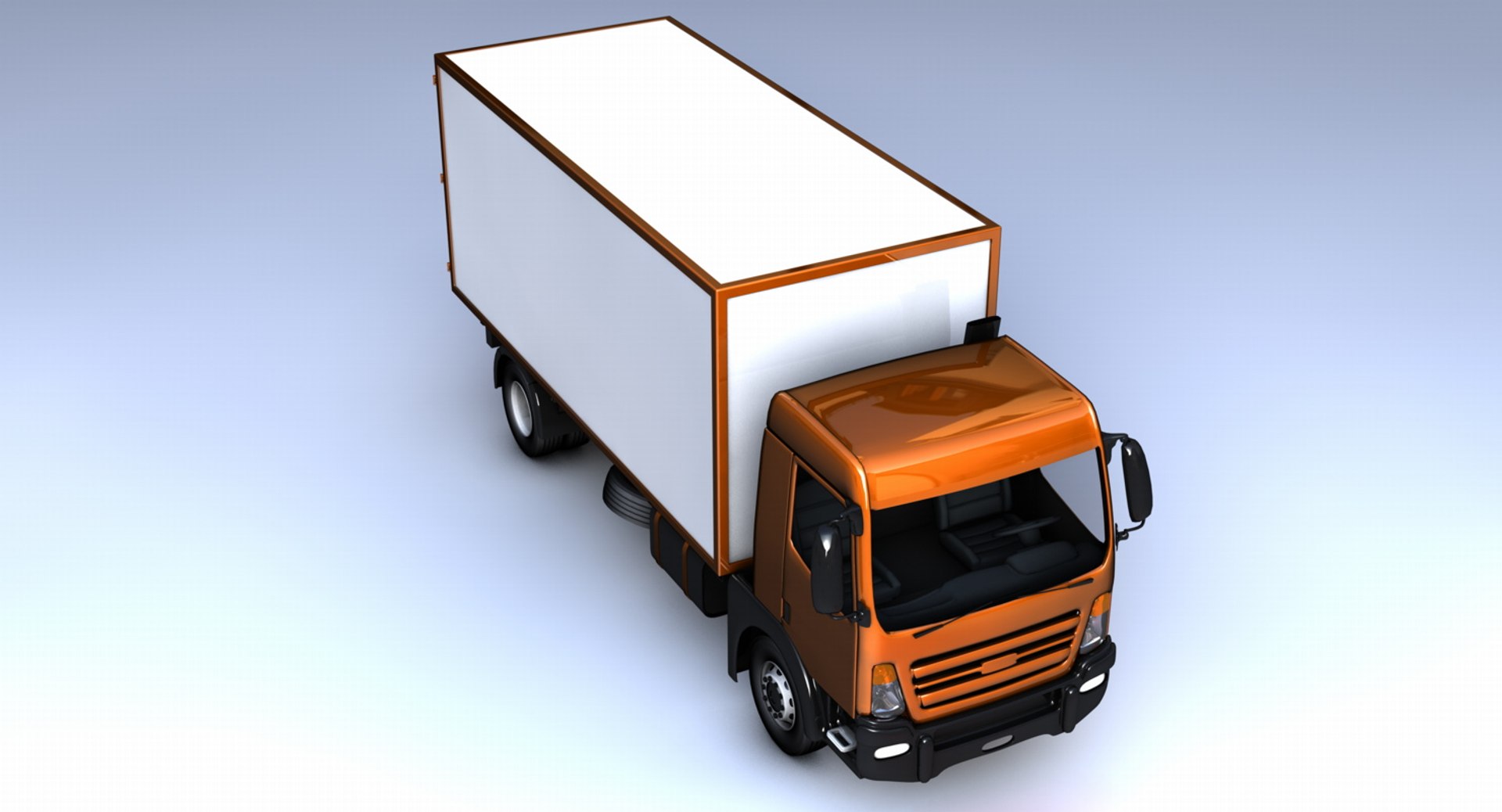 일반 박스 트럭 3D 모델 - TurboSquid 1372805