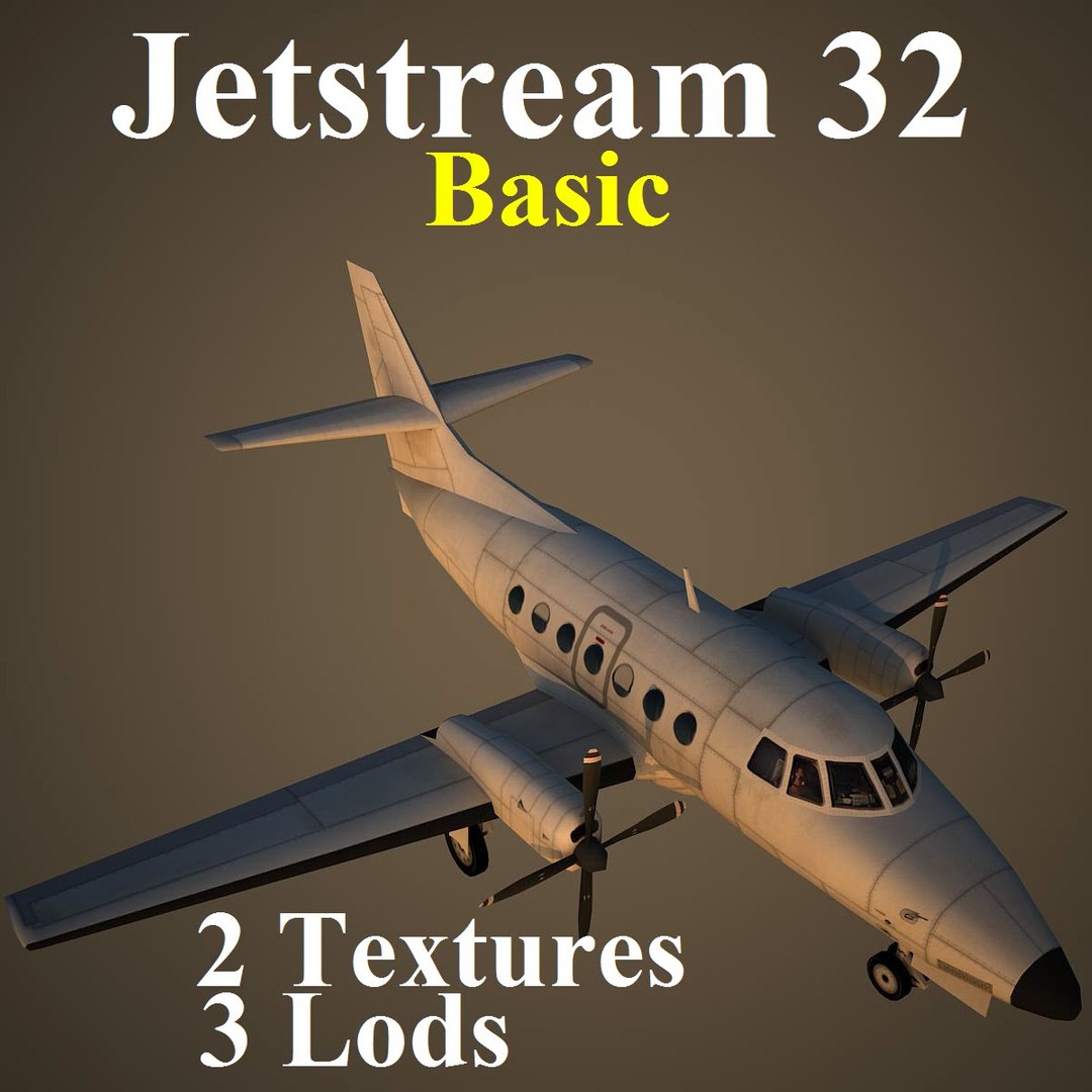 3d model of british aerospace 32 basic