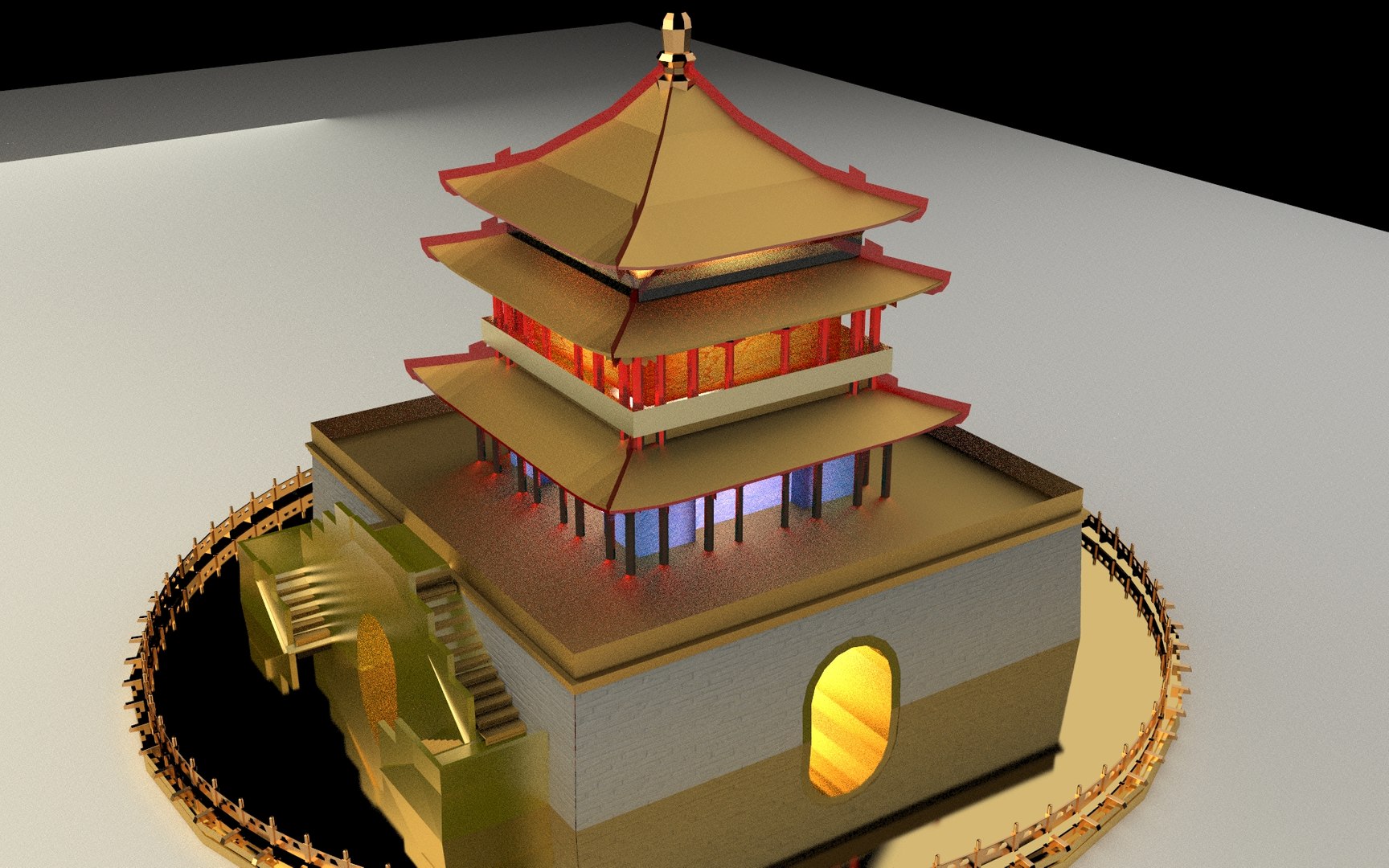 Chinese Ancient House Model - TurboSquid 2095703