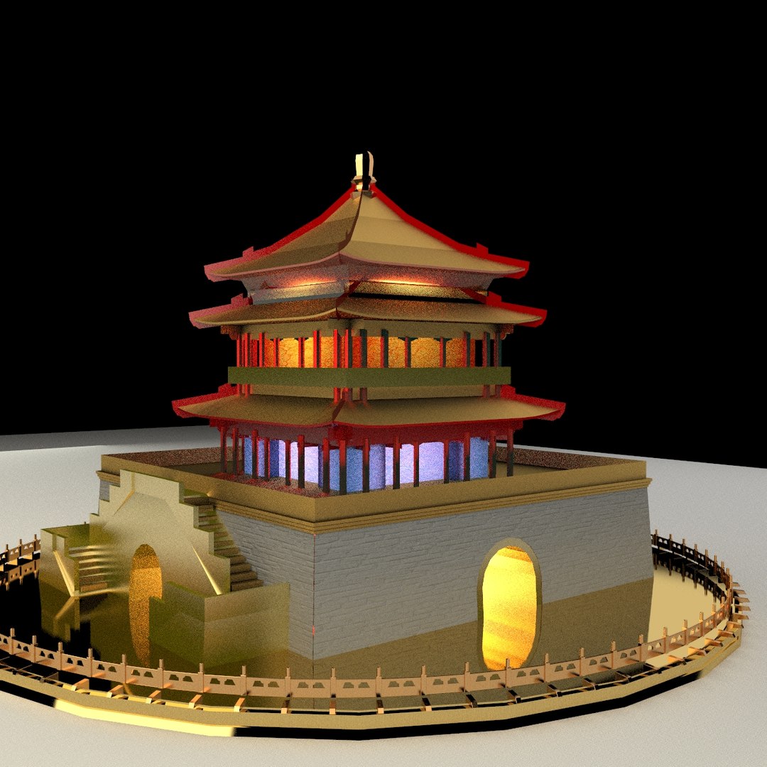 Chinese Ancient House Model - TurboSquid 2095703