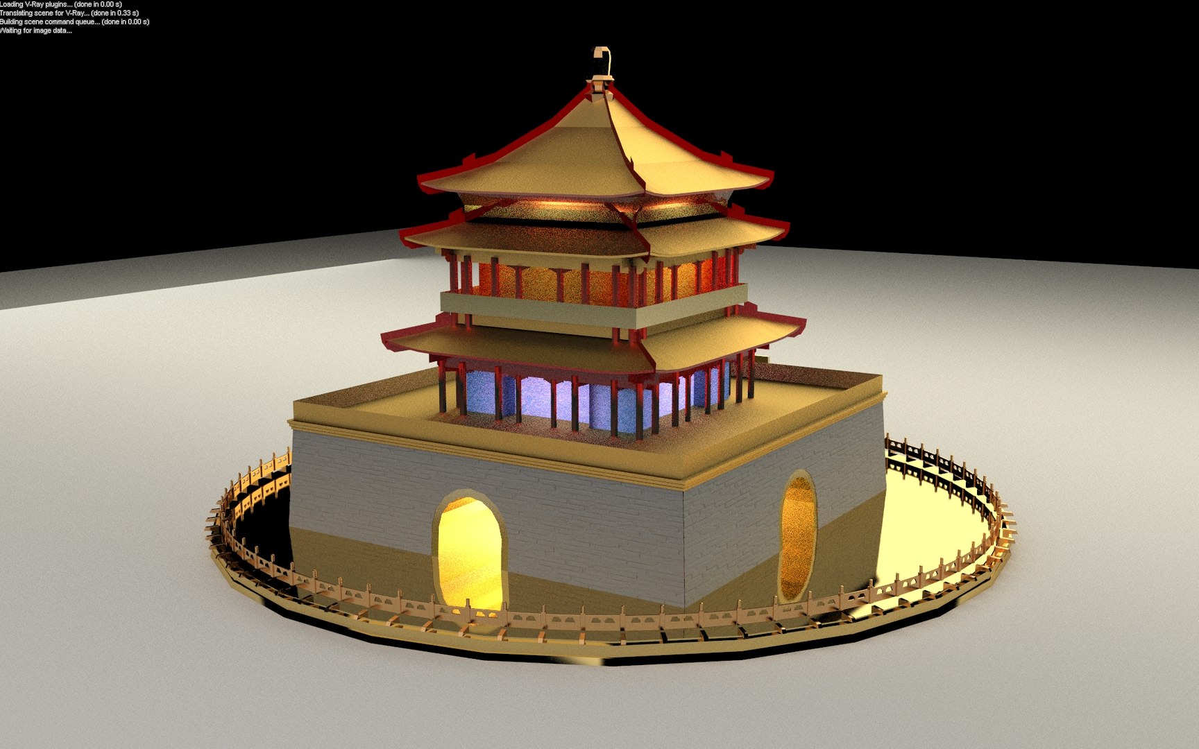 Chinese Ancient House Model - TurboSquid 2095703