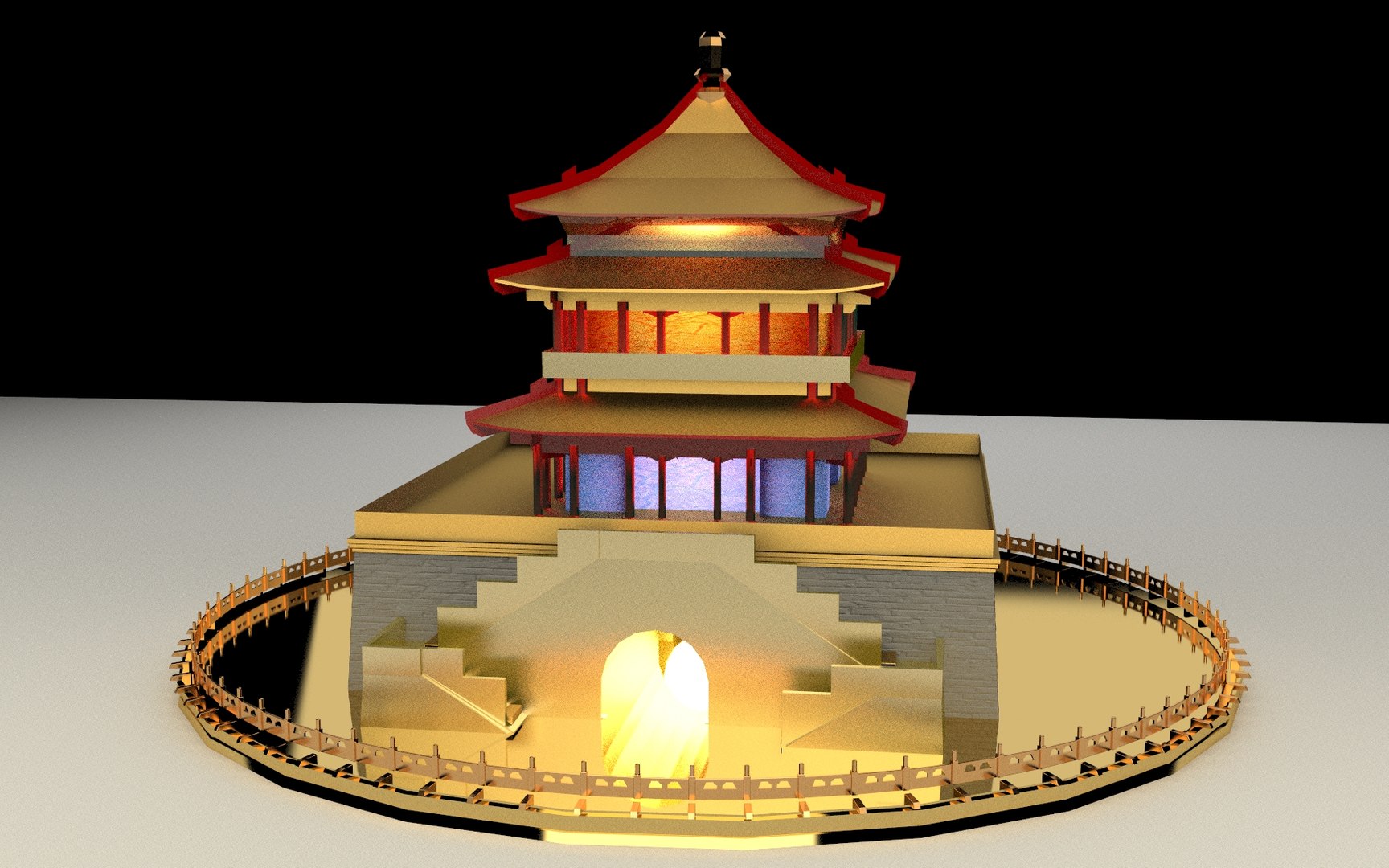 Chinese Ancient House Model - TurboSquid 2095703