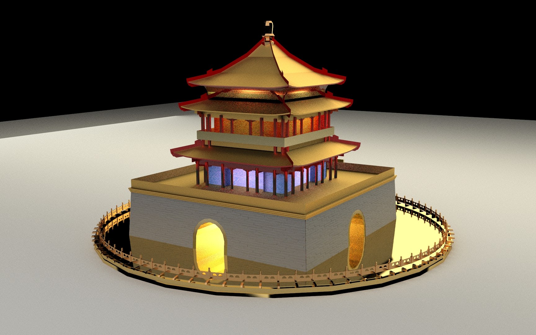 Chinese Ancient House Model - TurboSquid 2095703