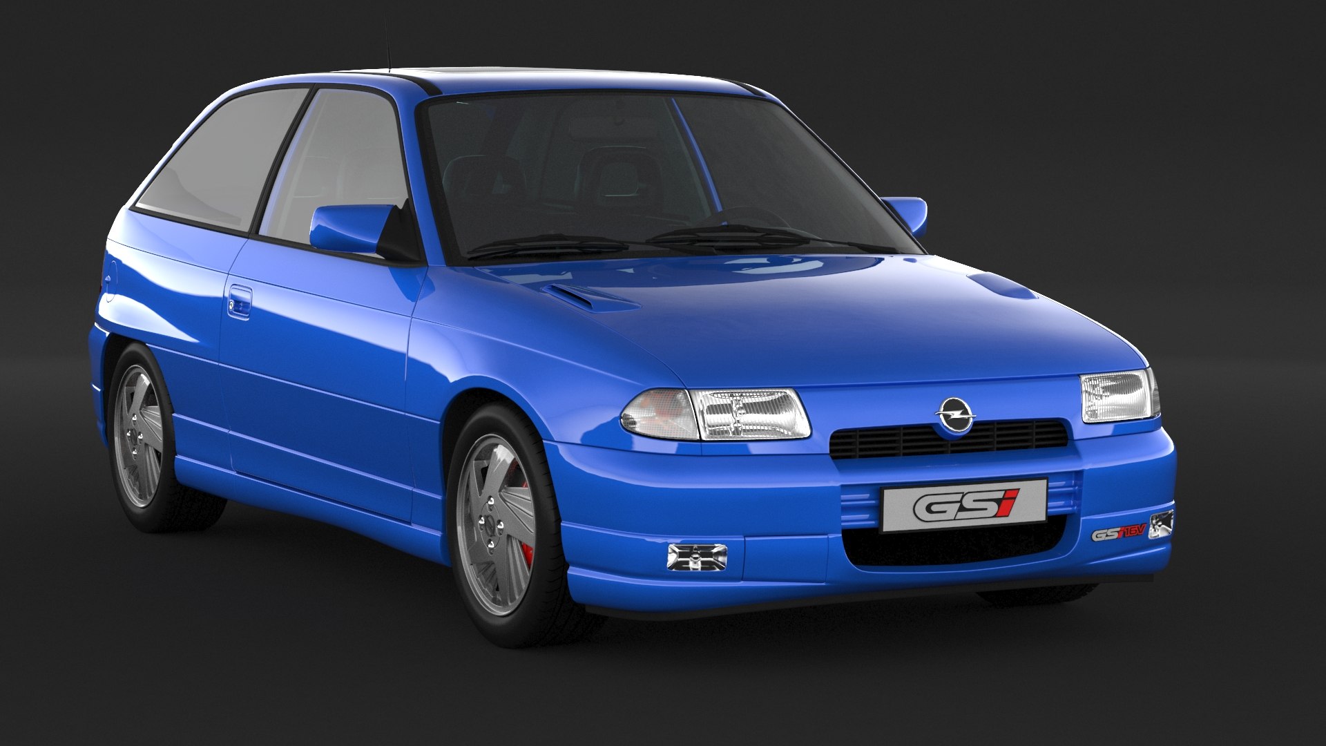 3D Opel Astra GSI Model - TurboSquid 2174636
