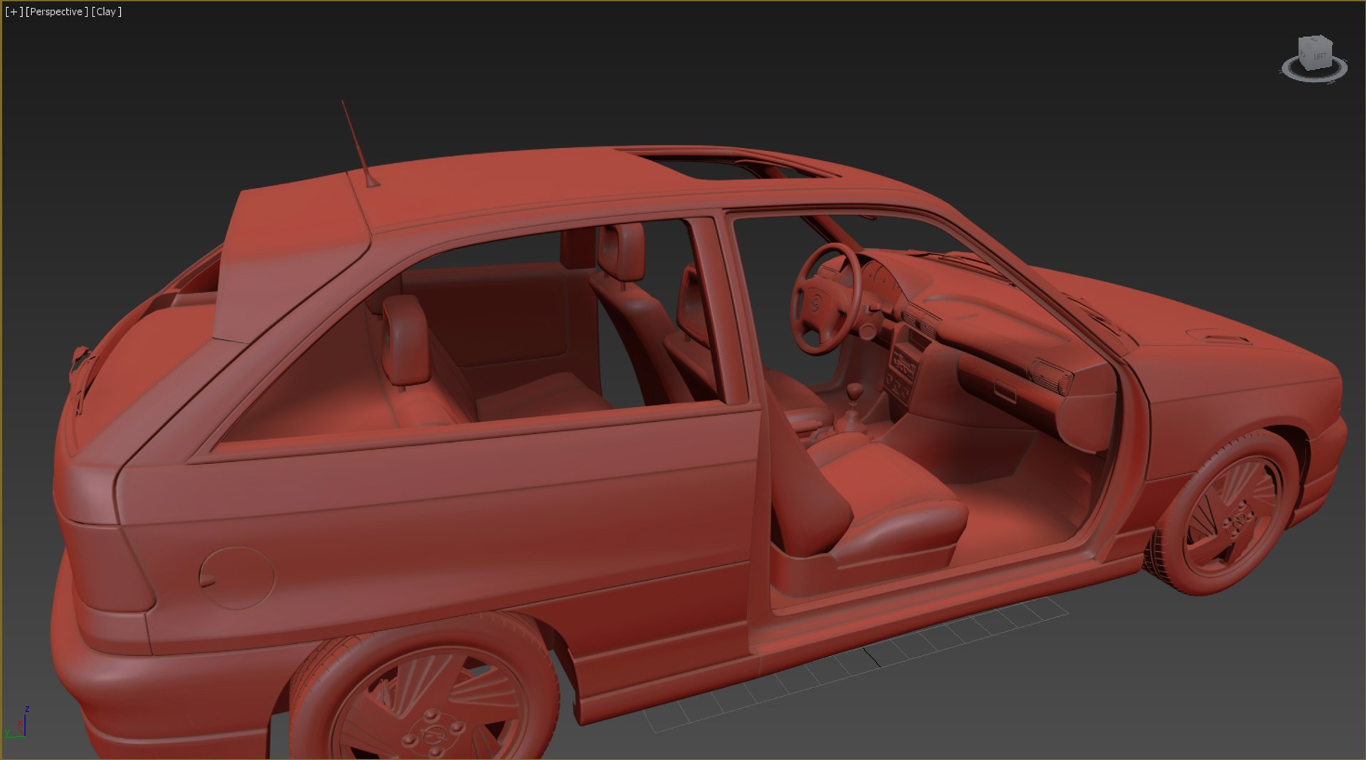 3D Opel Astra GSI model - TurboSquid 2174636