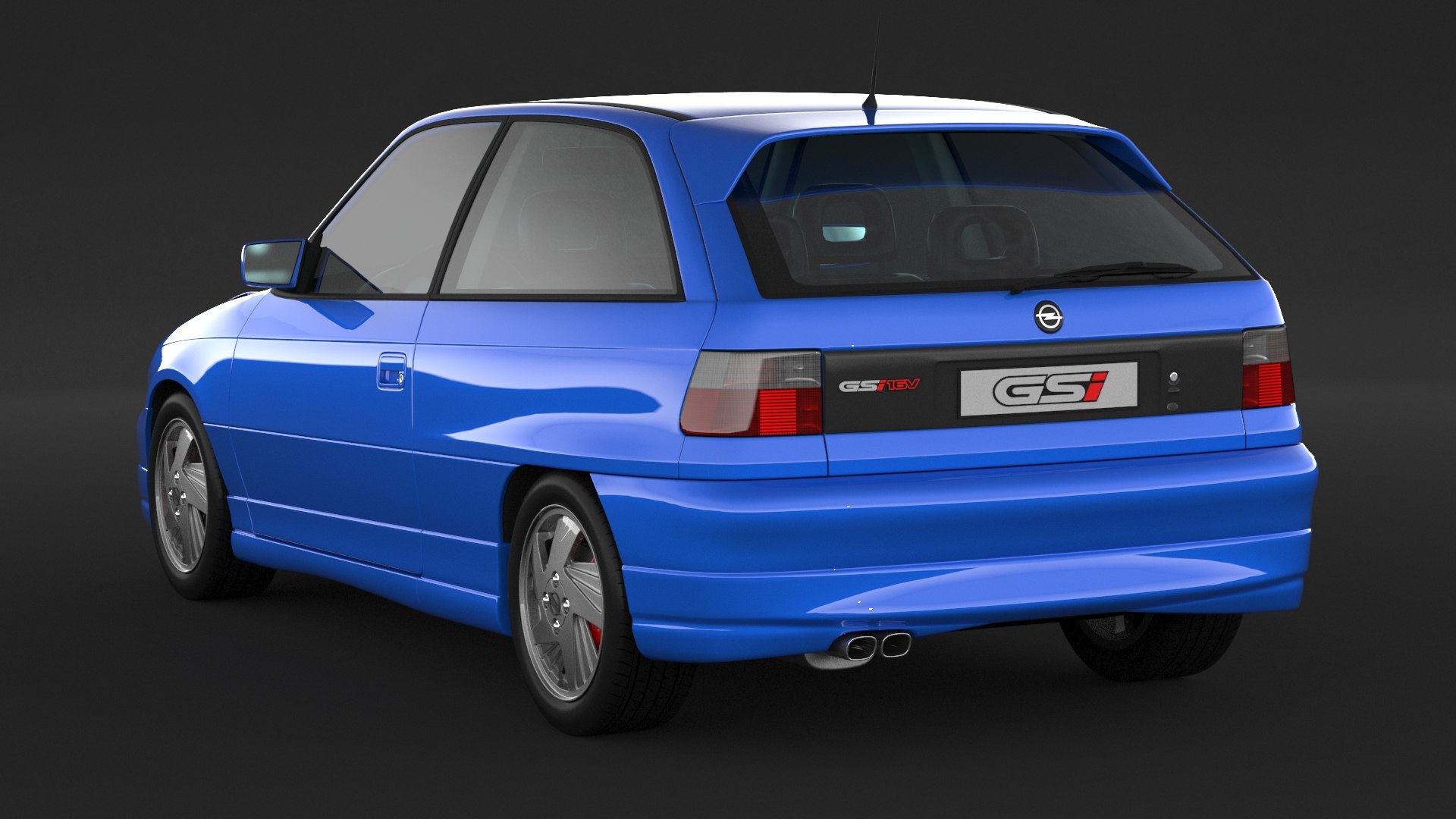 3D Opel Astra GSI model - TurboSquid 2174636