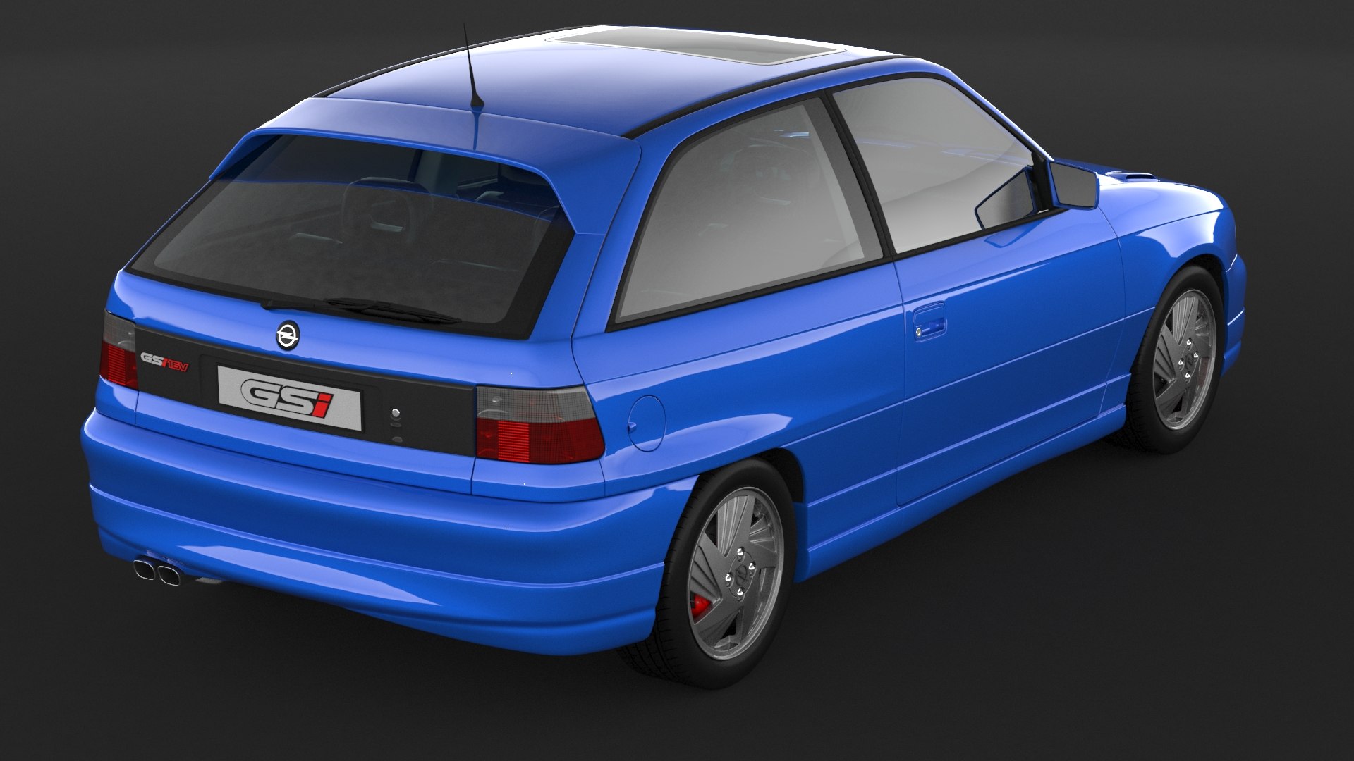 3D Opel Astra GSI model - TurboSquid 2174636