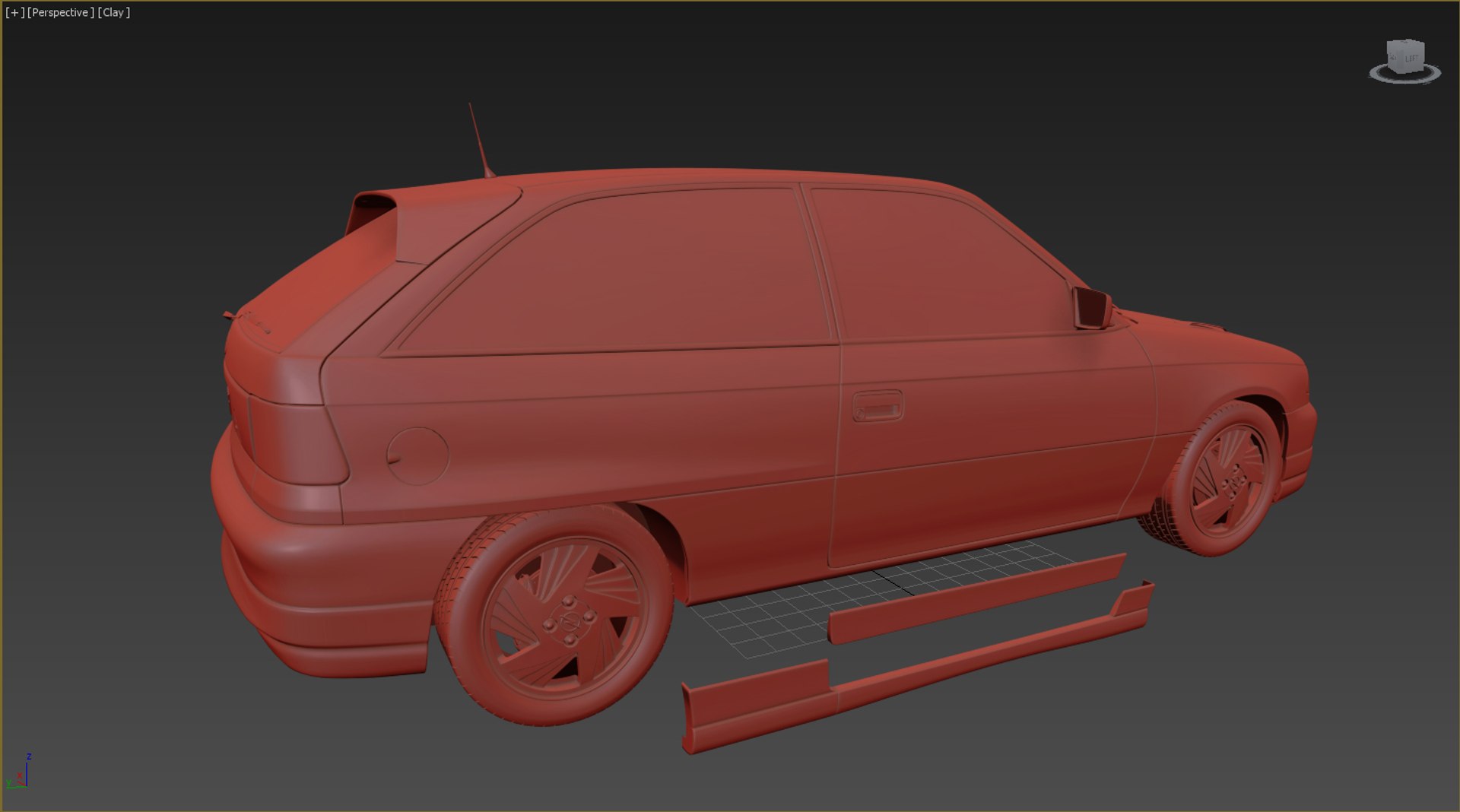 3D Opel Astra GSI Model - TurboSquid 2174636