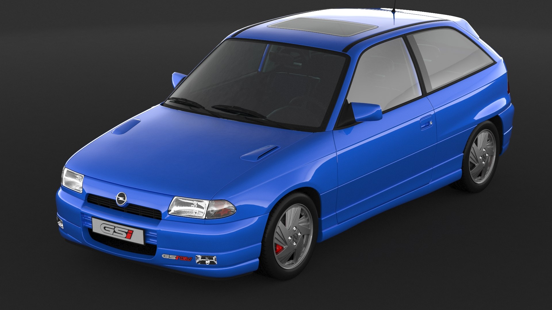 3D Opel Astra GSI Model - TurboSquid 2174636