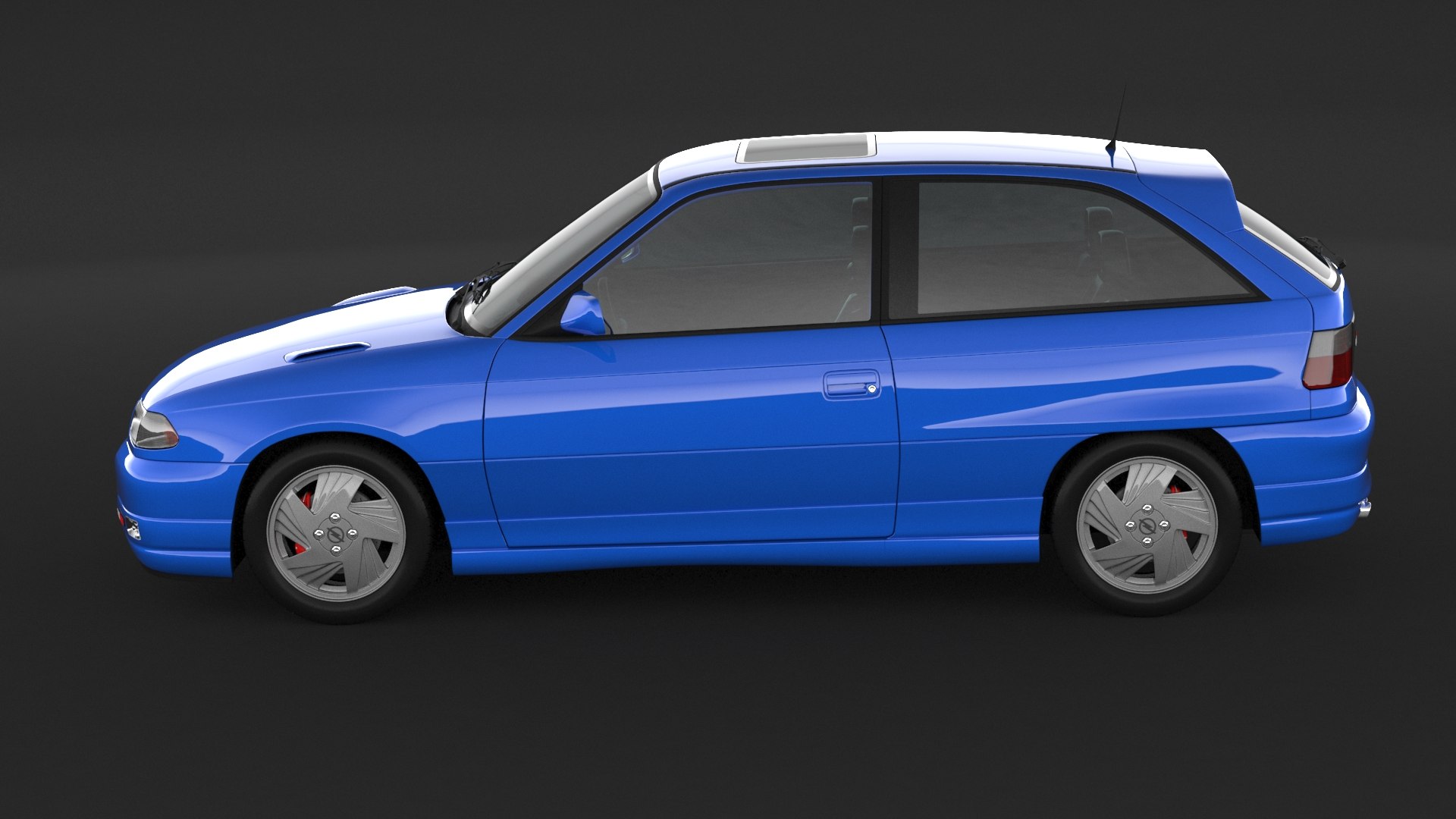 3D Opel Astra GSI Model - TurboSquid 2174636