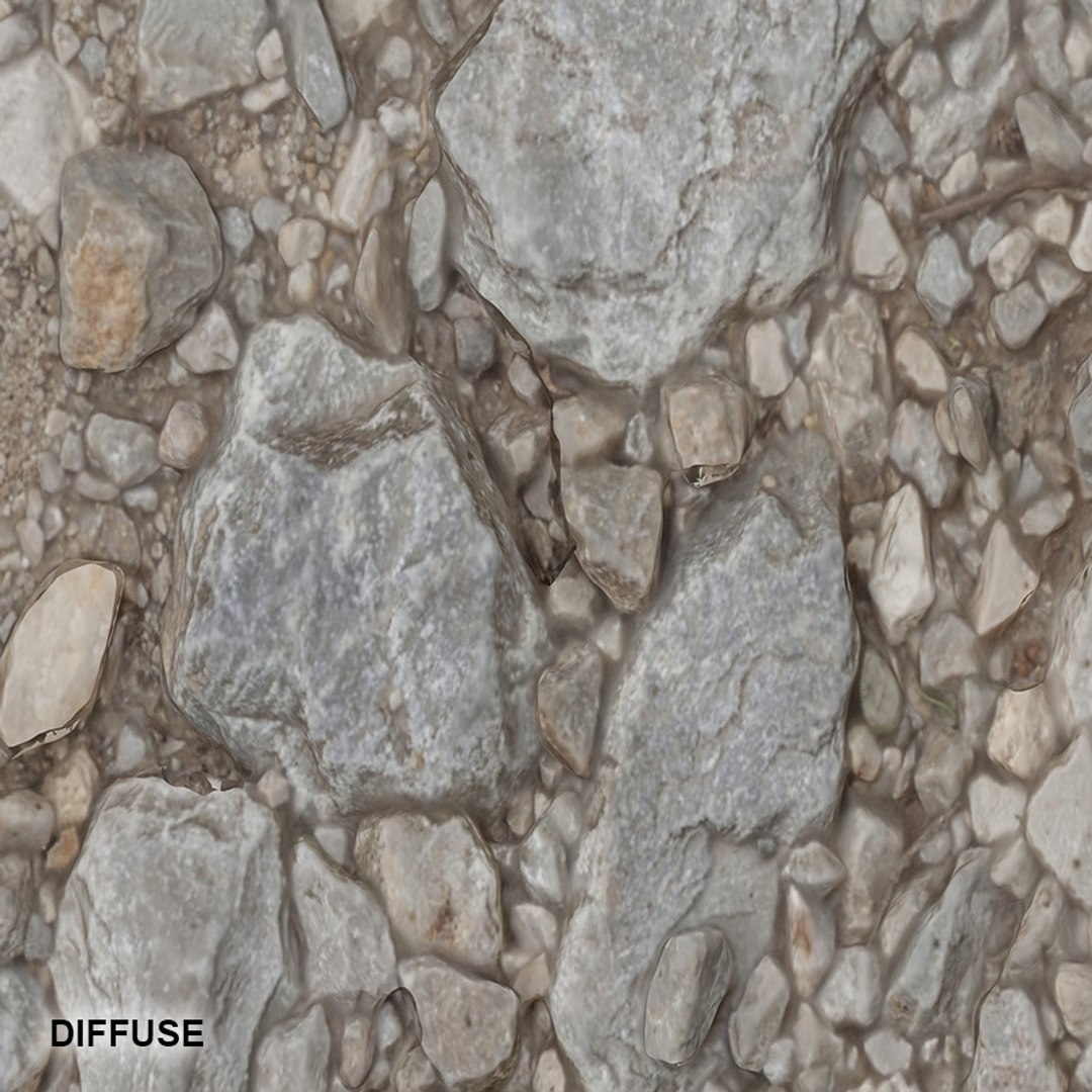 3d Rocky Ready Surface Model