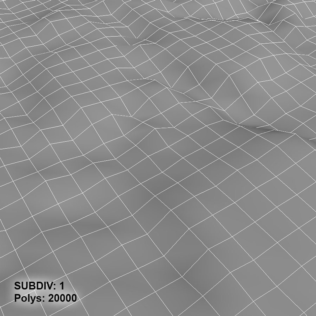 3d Rocky Ready Surface Model