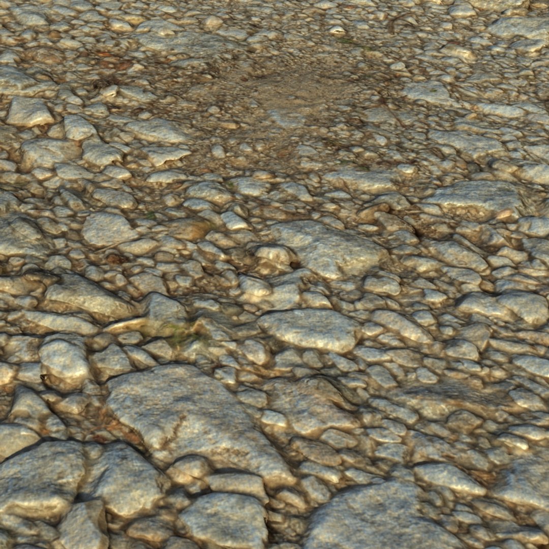 3d Rocky Ready Surface Model