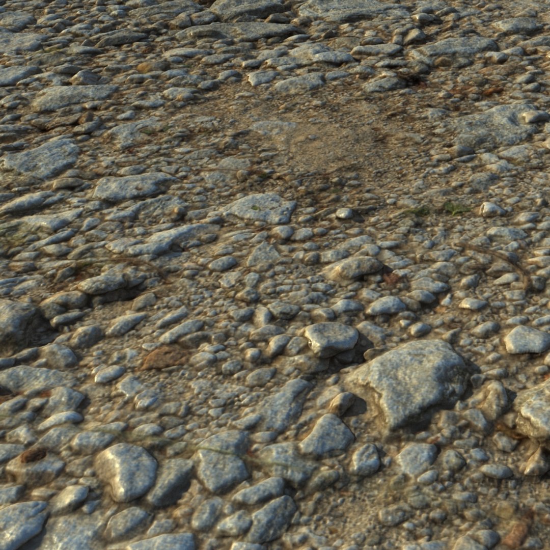 3d Rocky Ready Surface Model