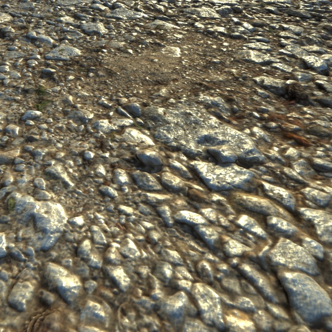 3d Rocky Ready Surface Model