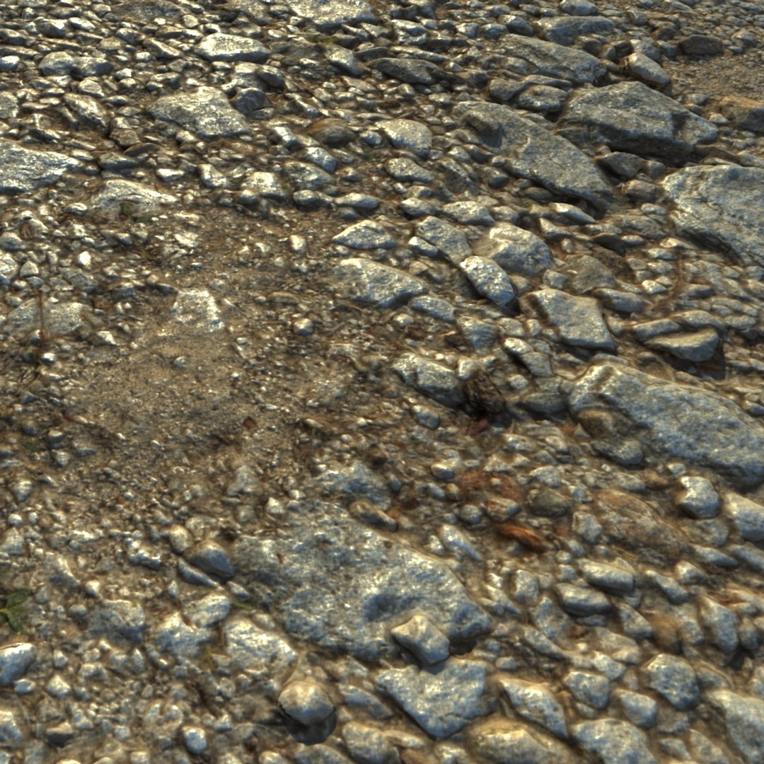 3d Rocky Ready Surface Model