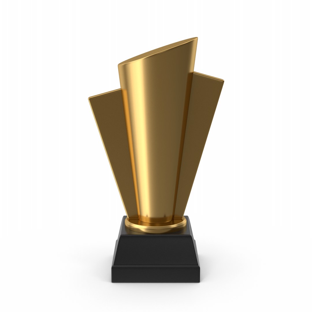 3D Gold Award Trophy Model - TurboSquid 2187601