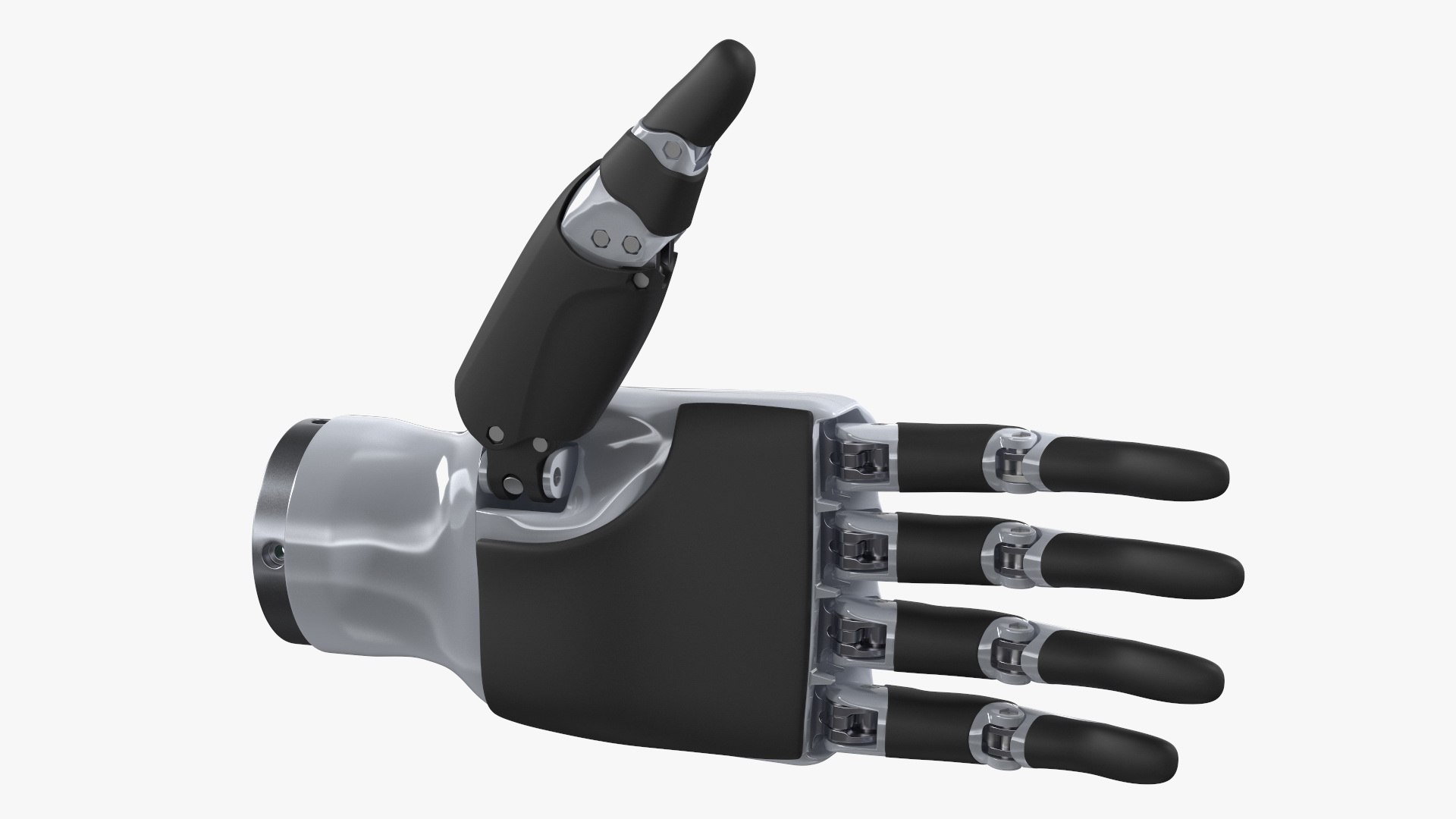 3D Dexterous Robotic Hand Left Rigged For Cinema 4D - TurboSquid 2330709