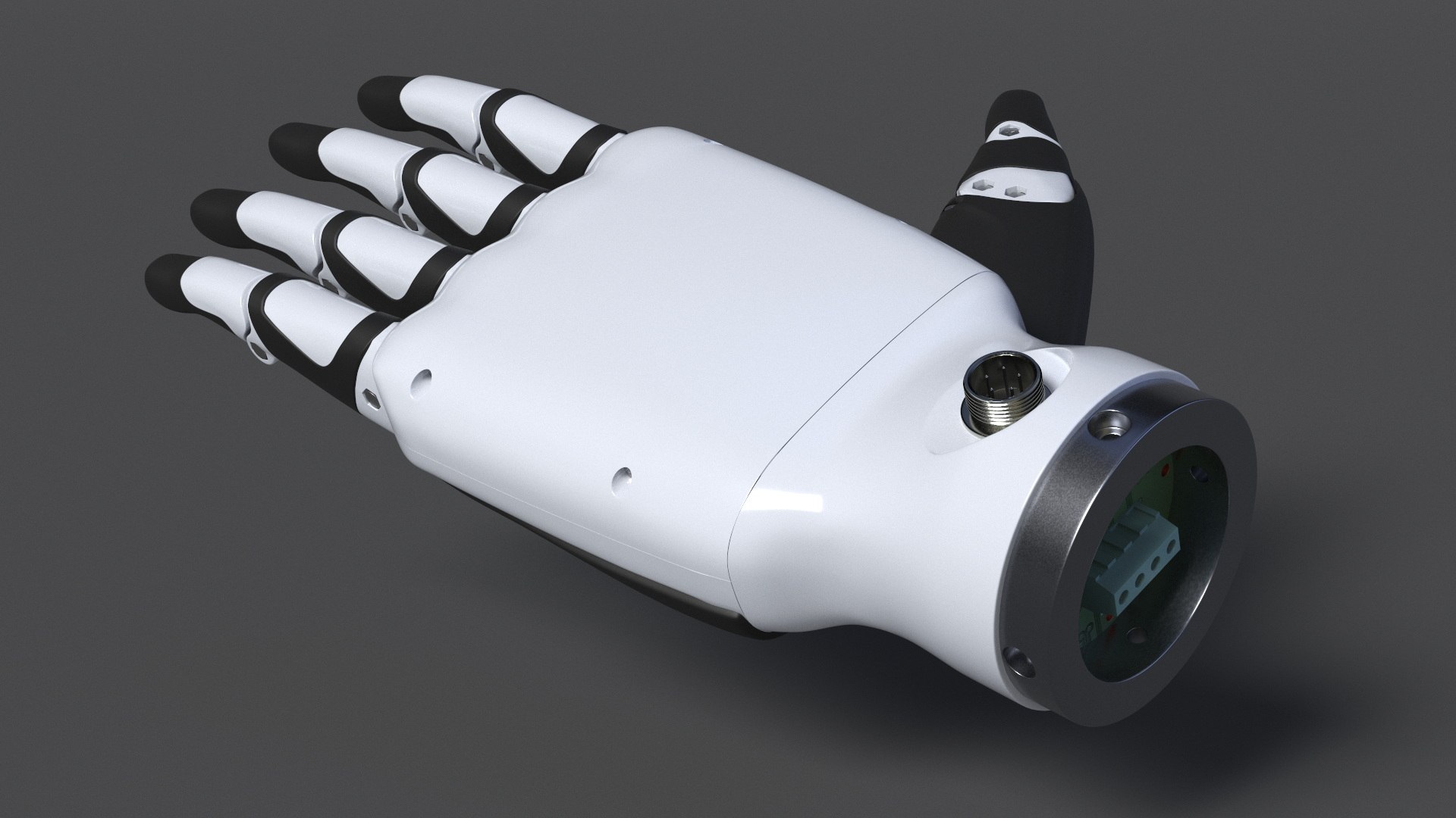 3D Dexterous Robotic Hand Left Rigged For Cinema 4D - TurboSquid 2330709