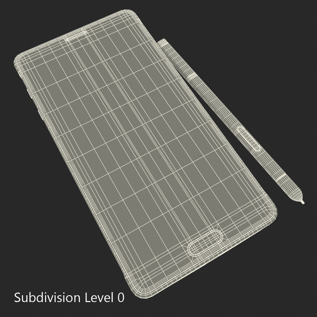 samsung galaxy note 4 3d model