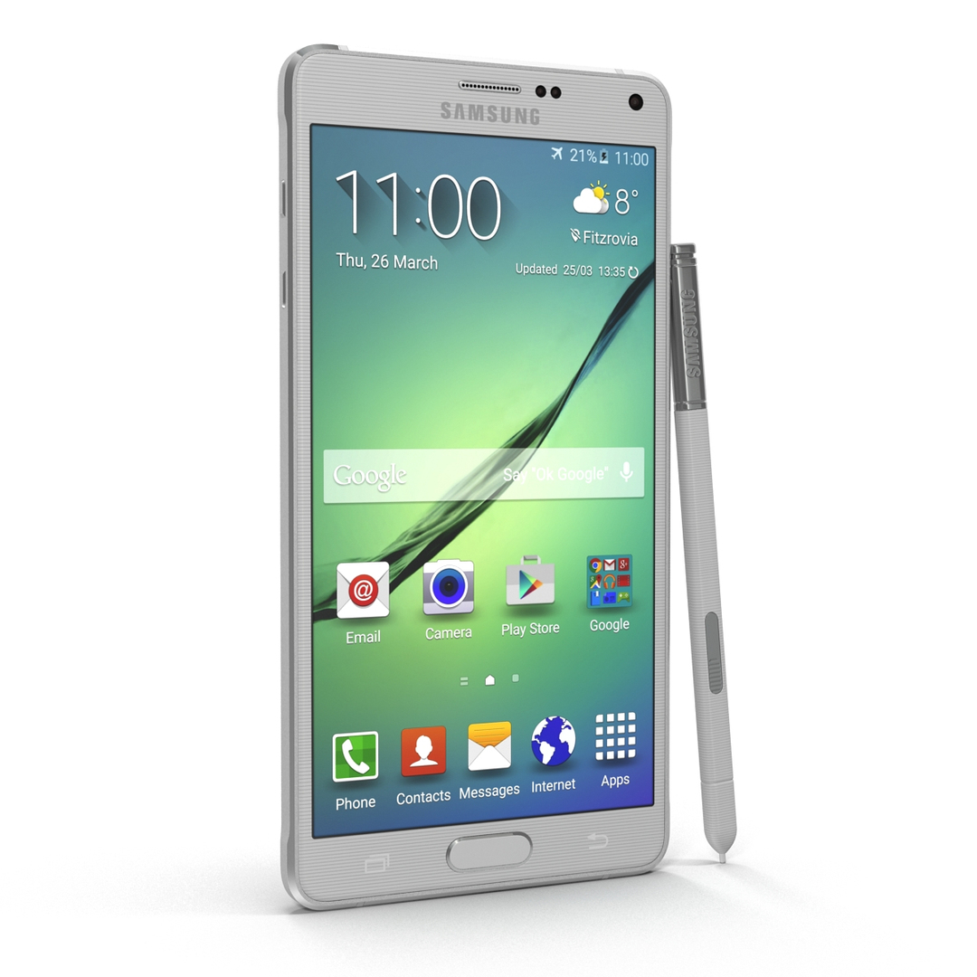 samsung galaxy note 4 3d model