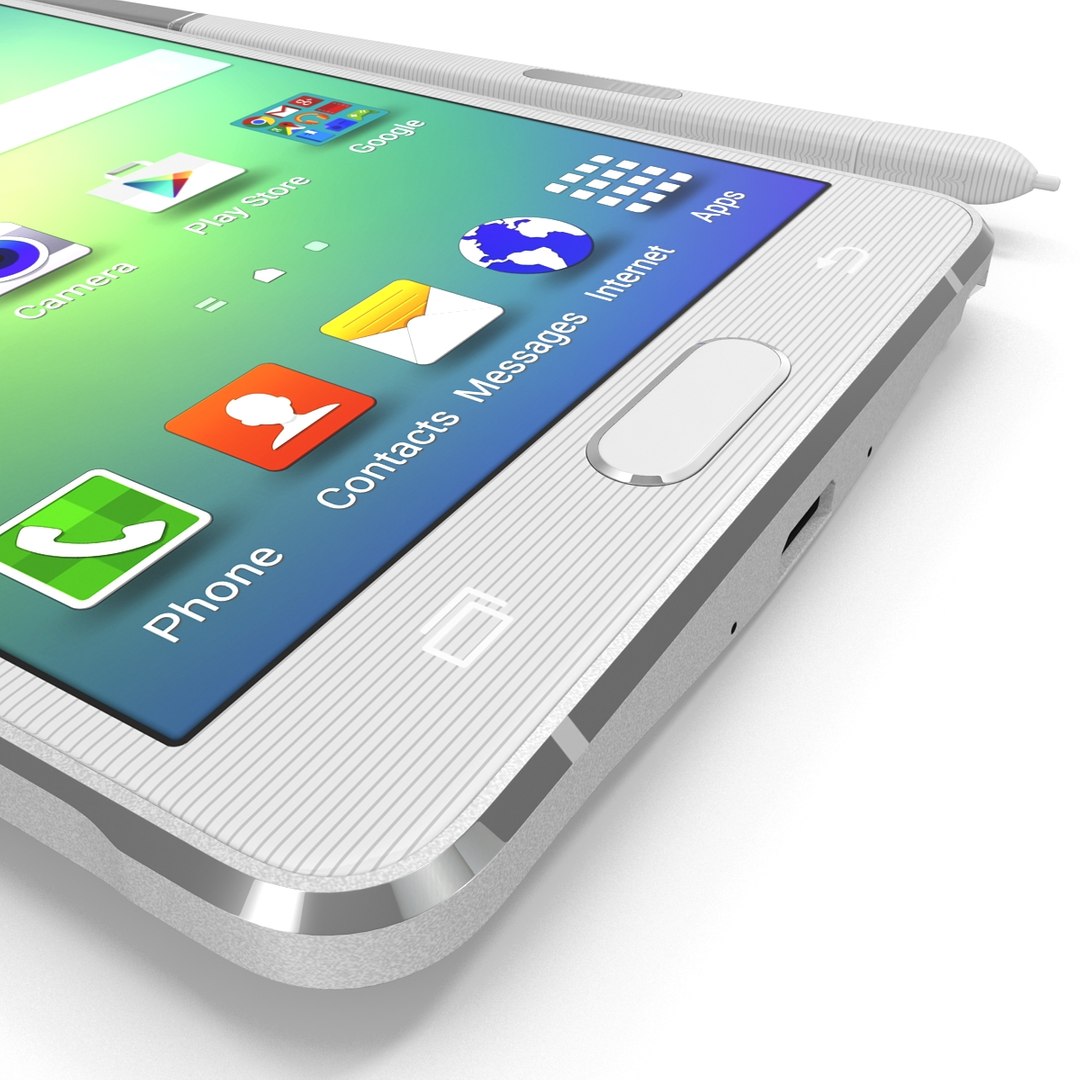 samsung galaxy note 4 3d model