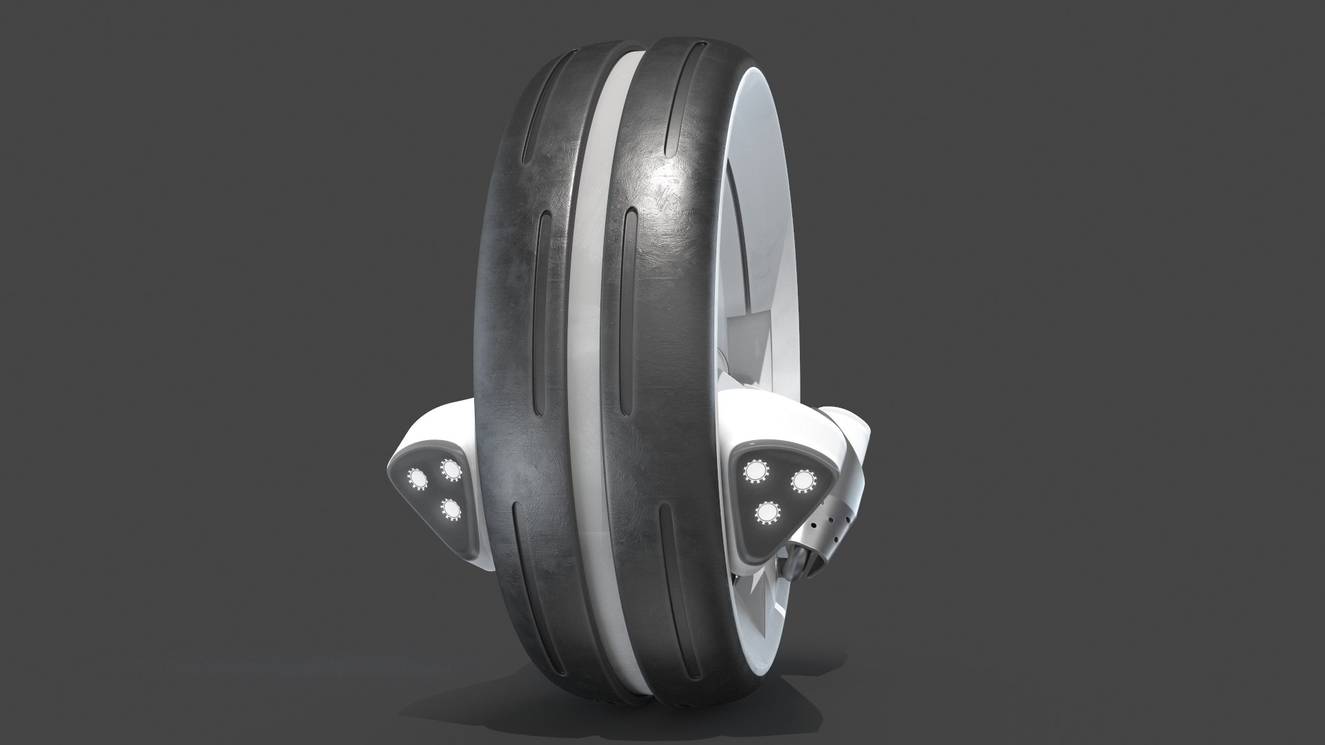 3D Sci-fi Futuristic Wheel Motorcycle - TurboSquid 1584372