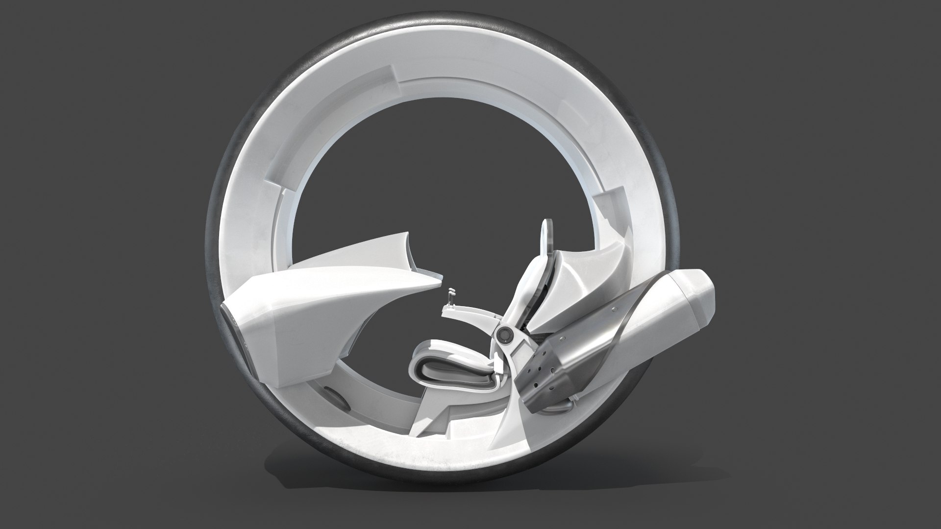 3D Sci-fi Futuristic Wheel Motorcycle - TurboSquid 1584372