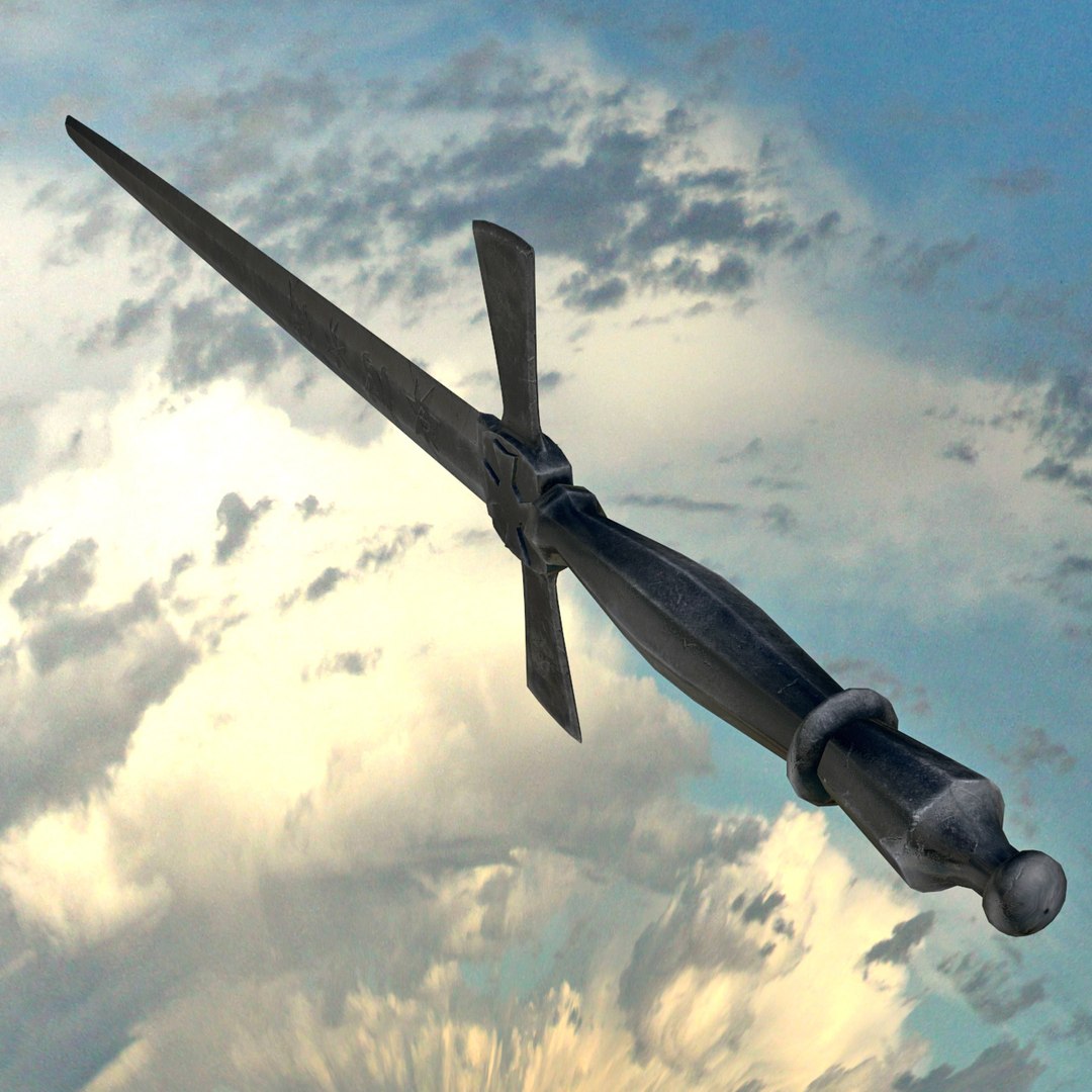 old worn sword games 3d max