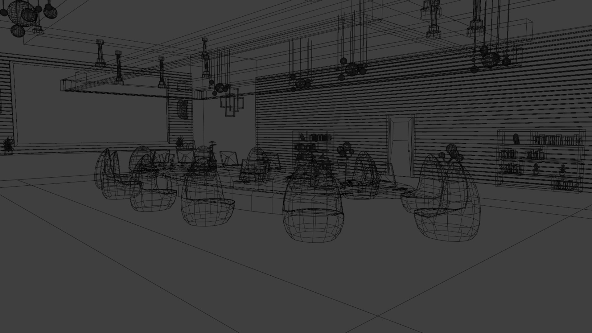 Virtual Meeting Room 3D Model - TurboSquid 2228113