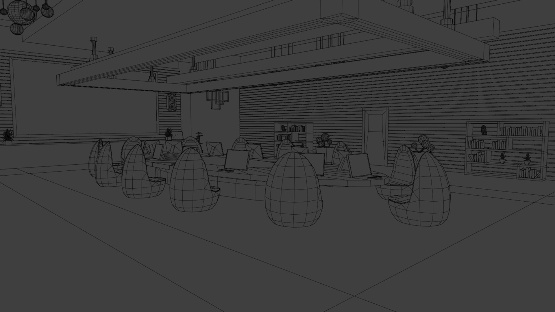 Virtual Meeting Room1 3D Model - TurboSquid 2228113