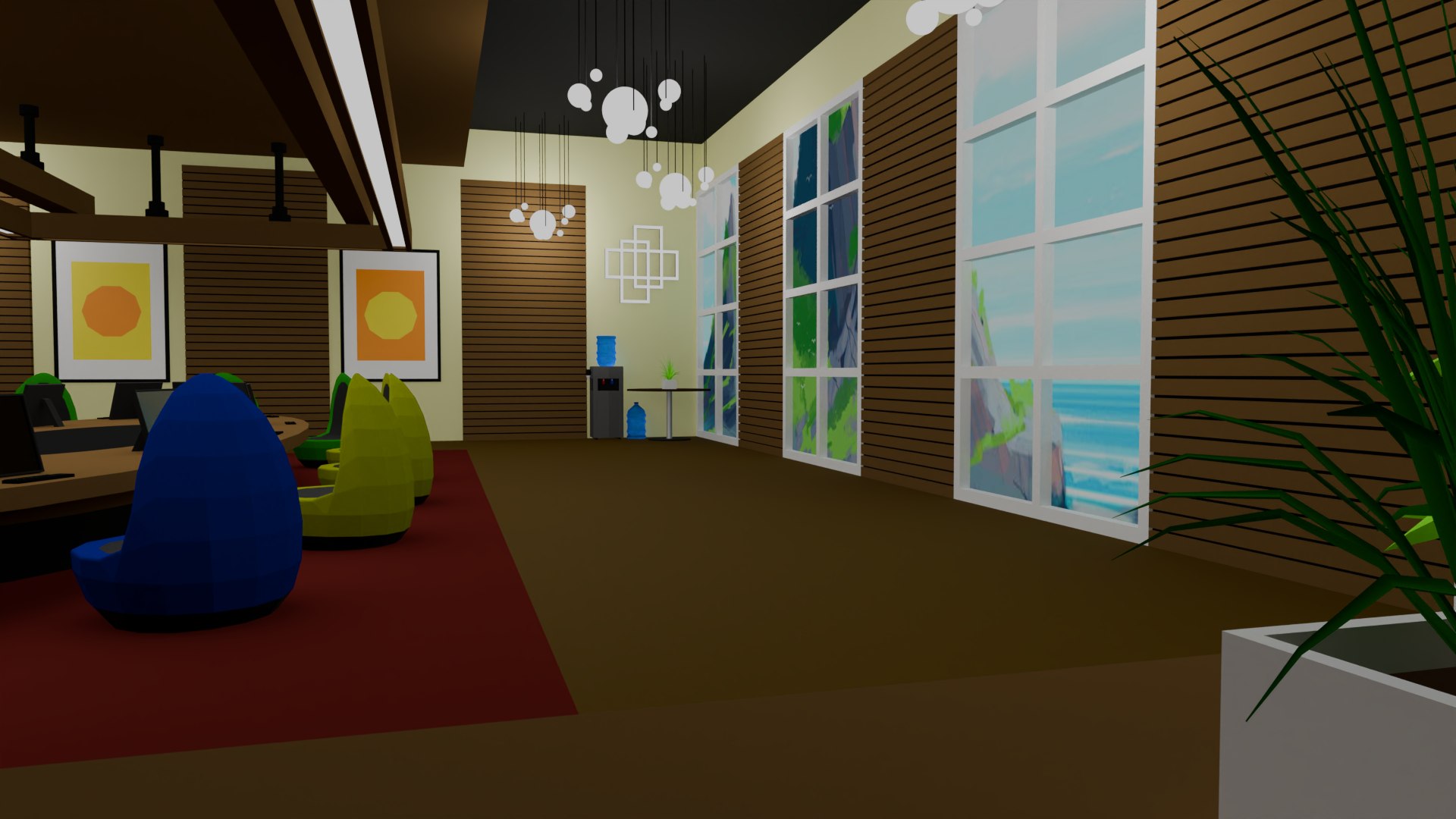Virtual Meeting Room 3D Model - TurboSquid 2228113