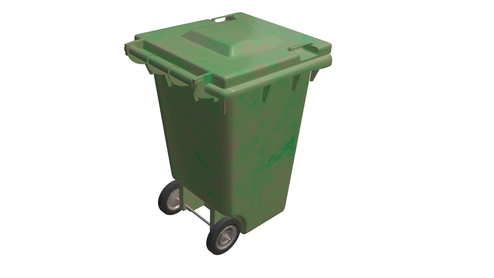 Rigged Industrial Waste Bin 3D Model - TurboSquid 2236925