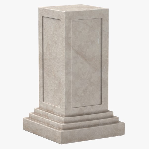 Pedestal 3D Models for Download | TurboSquid