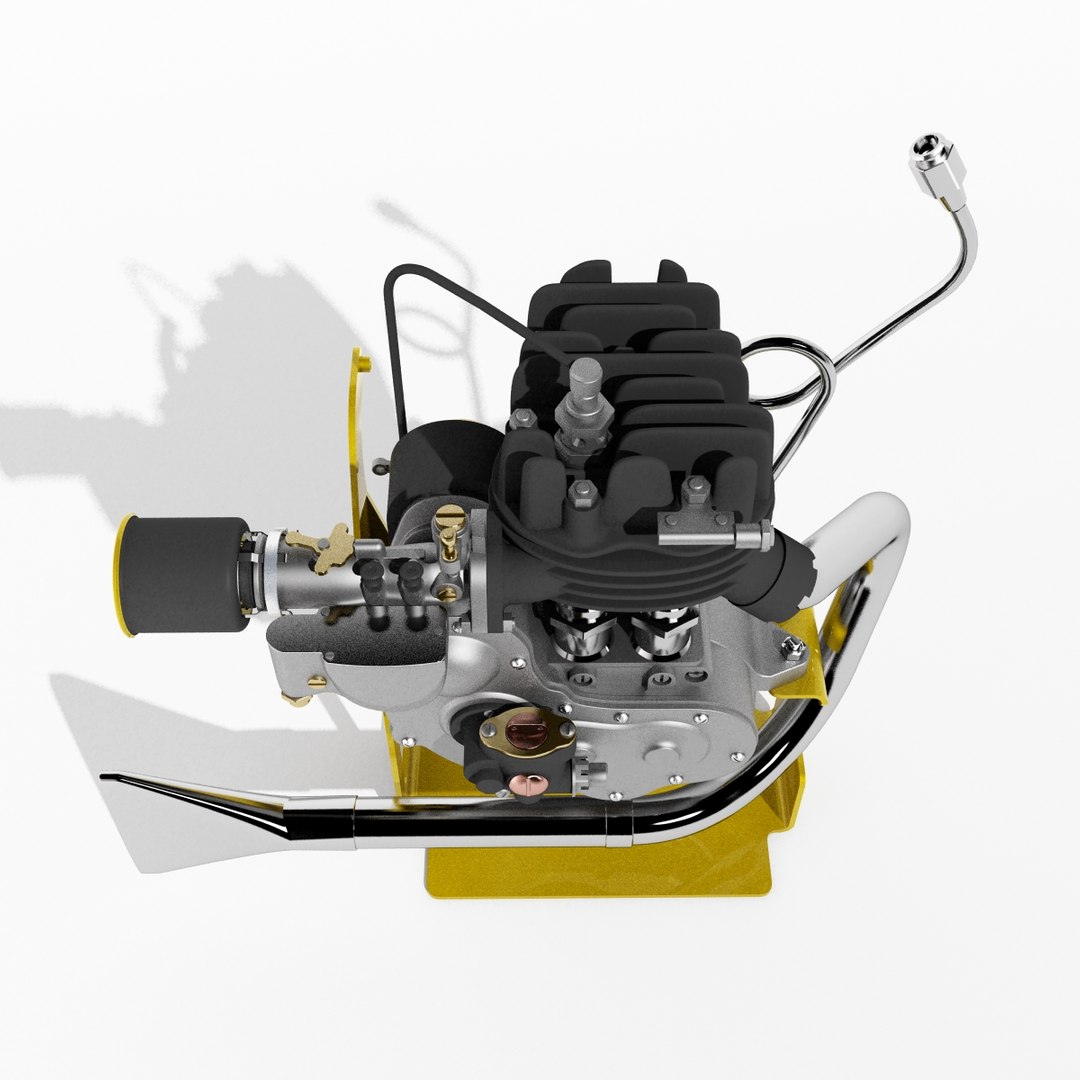 Engine HD 1927 Model B 350 Cc 3D Model - TurboSquid 1986624