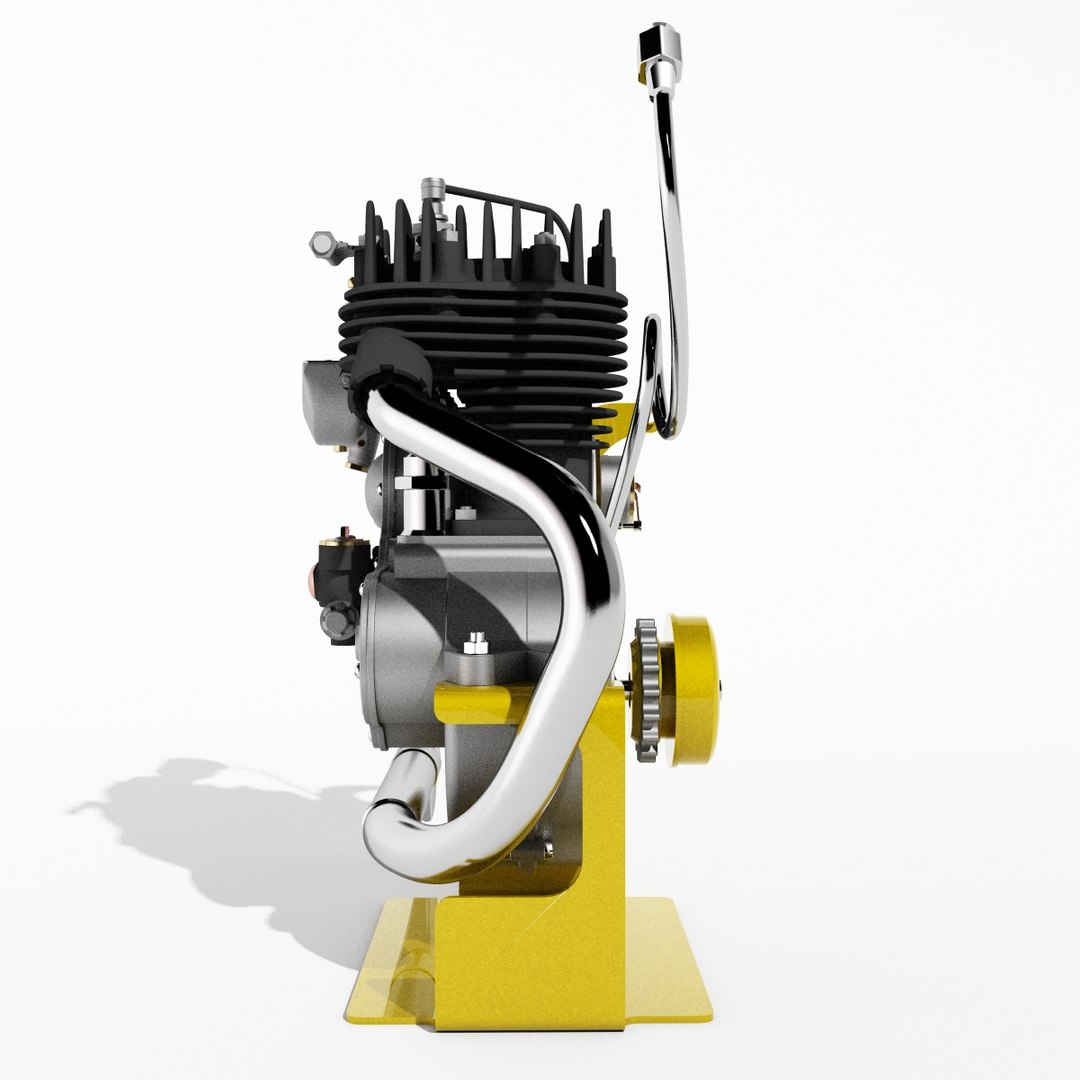 Engine HD 1927 Model B 350 Cc 3D Model - TurboSquid 1986624