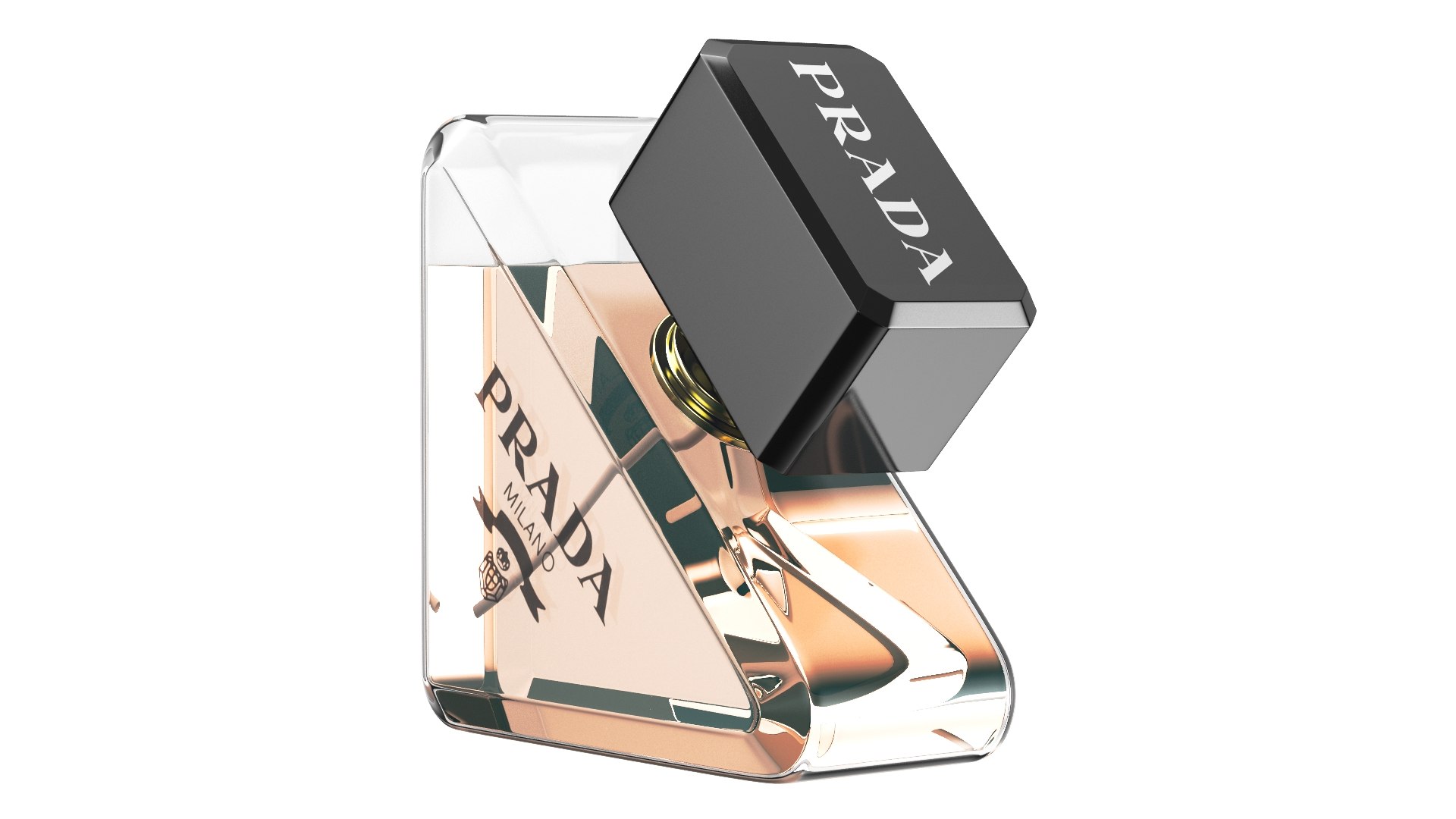 3D Model Detailed Prada Perfume Bottle - TurboSquid 2140899