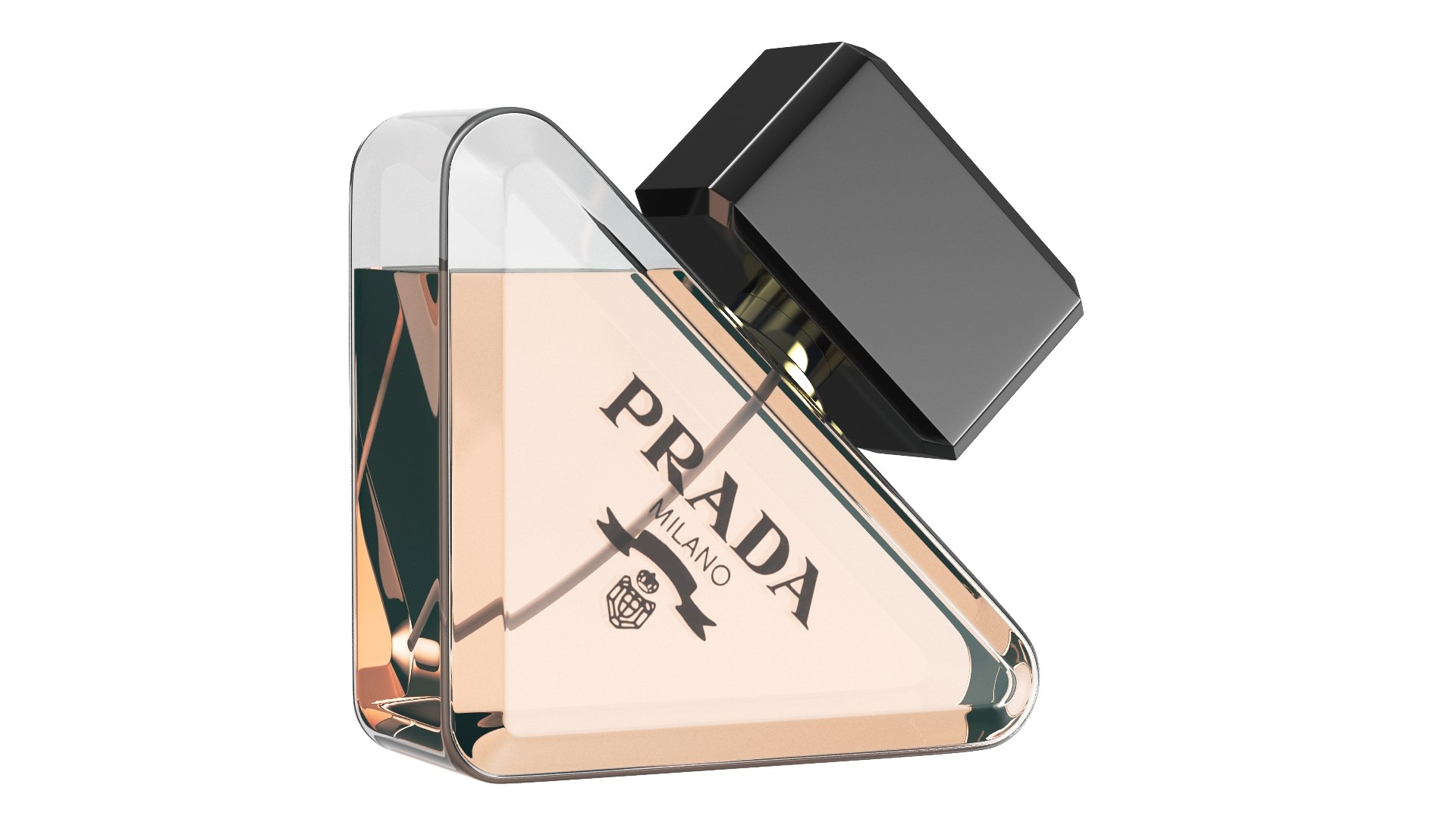 3D Model Detailed Prada Perfume Bottle - TurboSquid 2140899