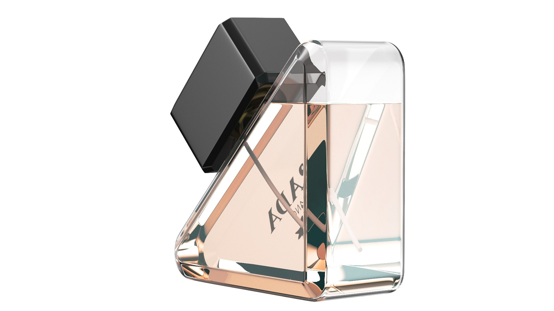 3D Model Detailed Prada Perfume Bottle - TurboSquid 2140899