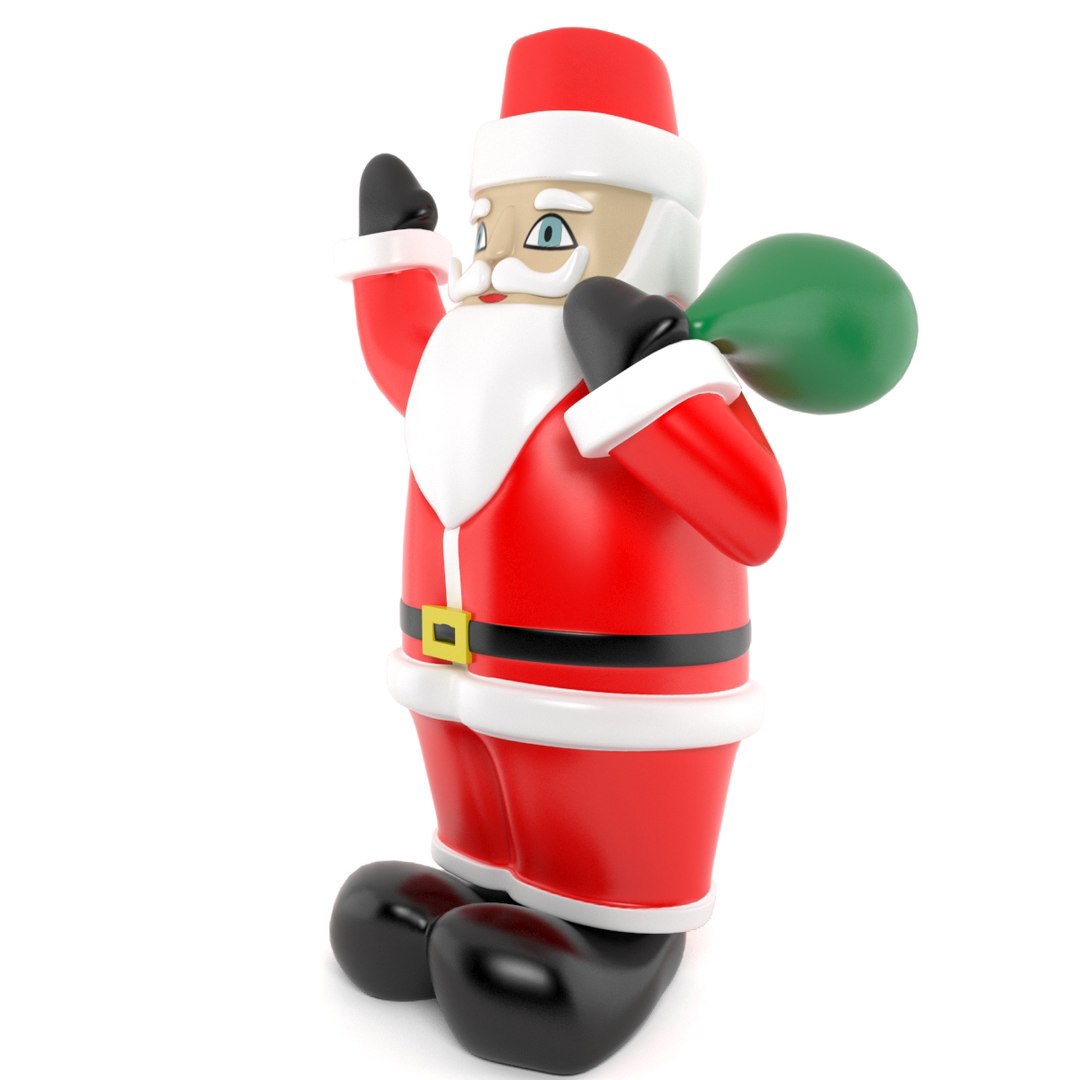 3d Inflatable Santa