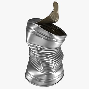 3D Realistic Rusty Crushed Tin - TurboSquid 1190629