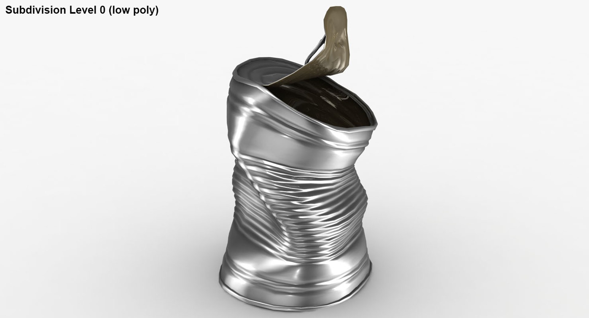 3D realistic crushed tin - TurboSquid 1190372