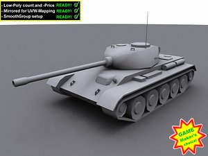 Tank T44 3D Models for Download | TurboSquid